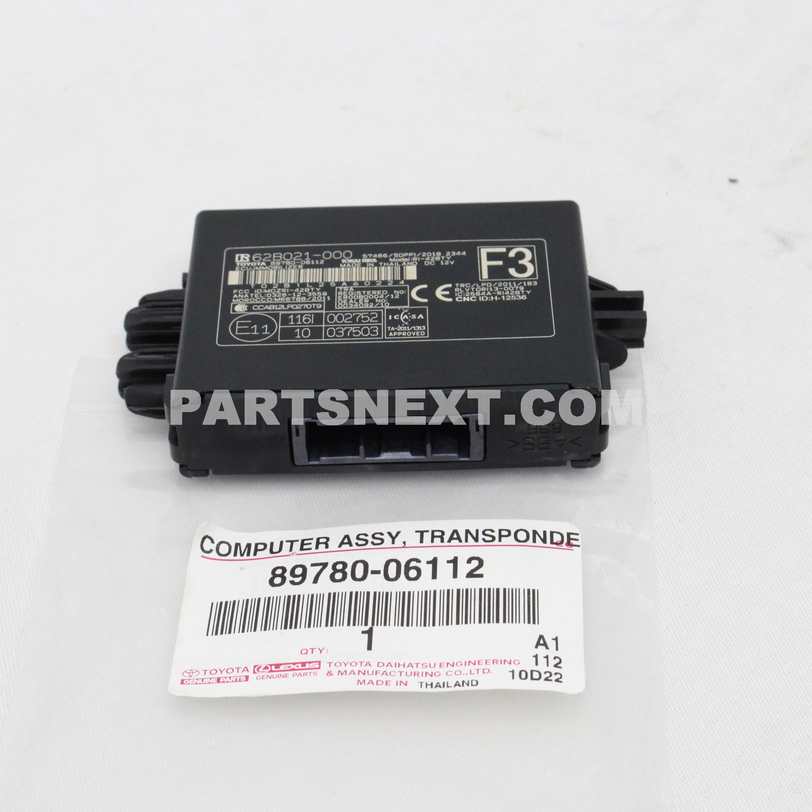 Toyota :: 89780-06112 COMPUTER ASSY, TRANS