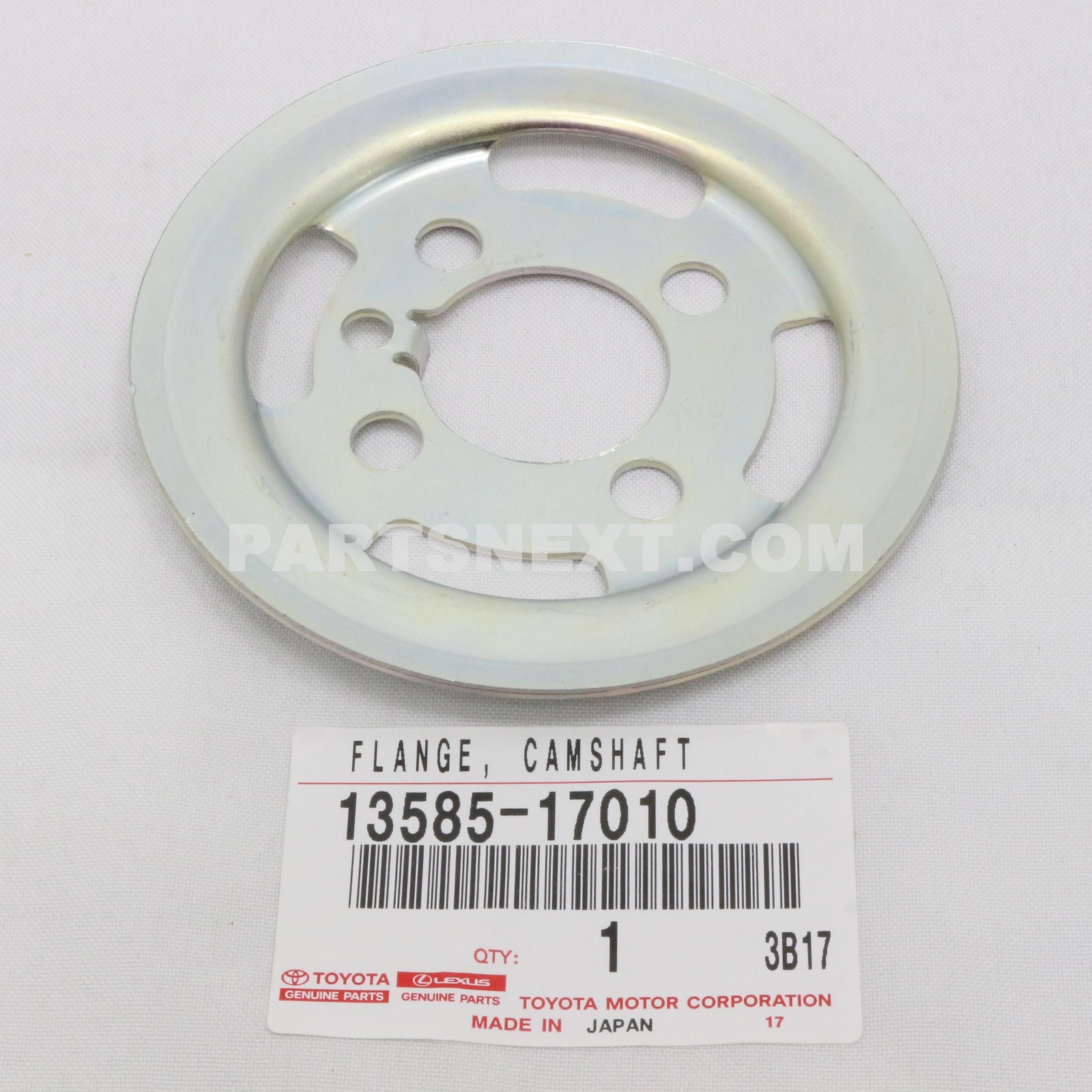 Toyota :: 13585-17010 FLANGE, CAMSHAFT TIMING PULLEY, NO.1