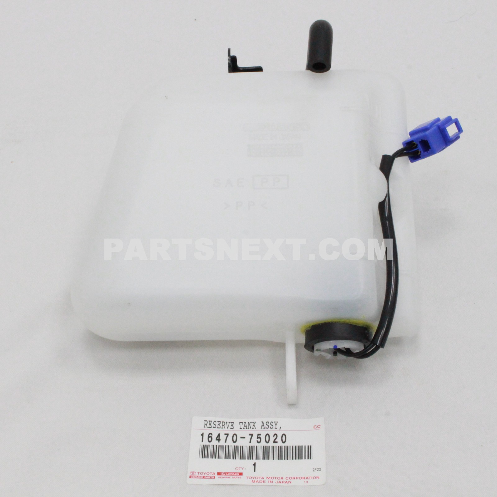 Toyota :: 16470-75020 TANK ASSY, RADIATOR RESERVE