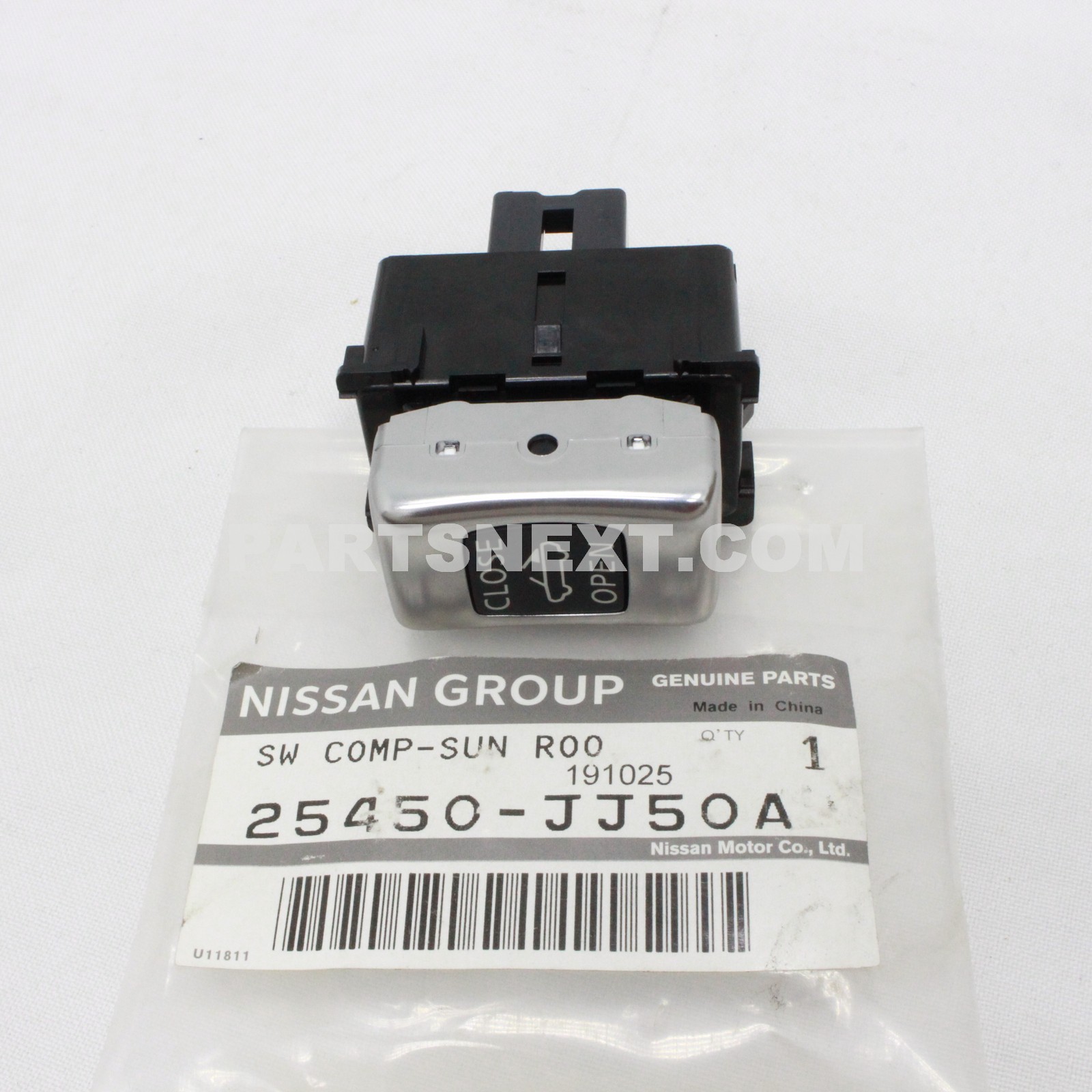 Nissan :: 25450-JJ50A SWITCH ASSY-SUNROOF