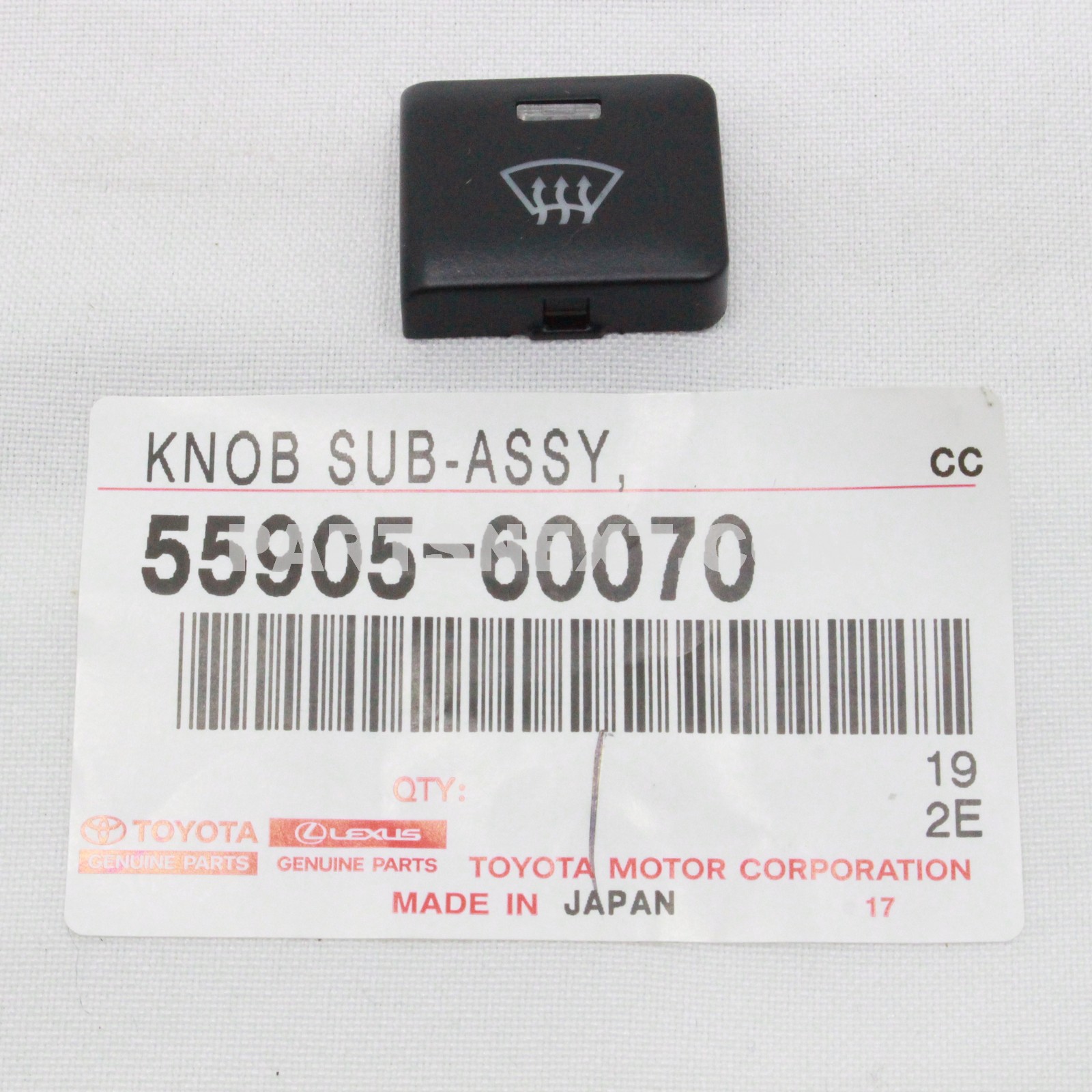 Toyota :: 55905-60070 KNOB, HEATER CONTROL, NO.2