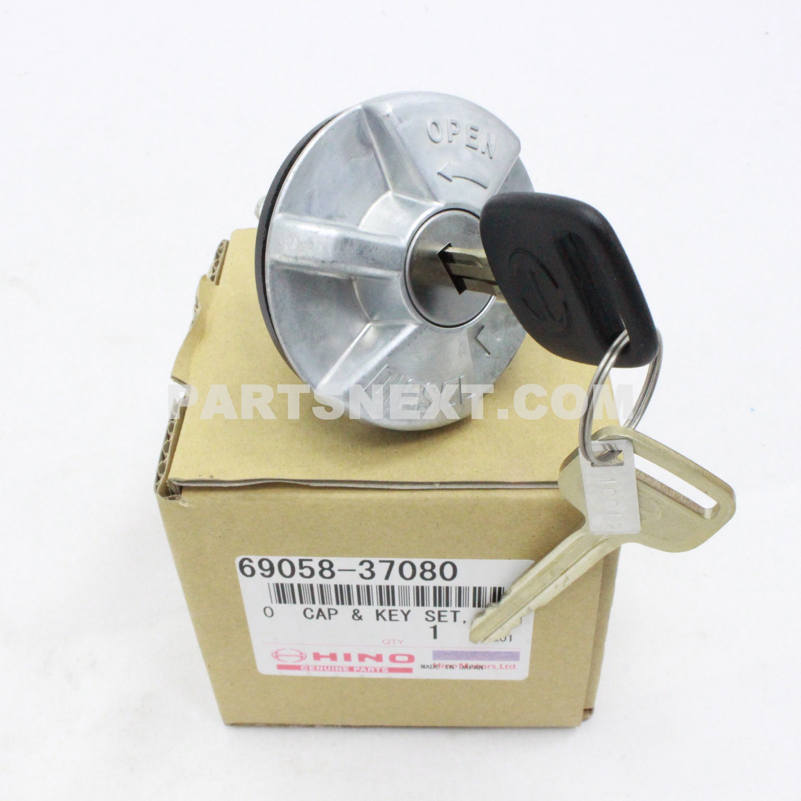 Toyota :: 69058-37080 CYLINDER & KEY SET, FUEL TANK FILLER