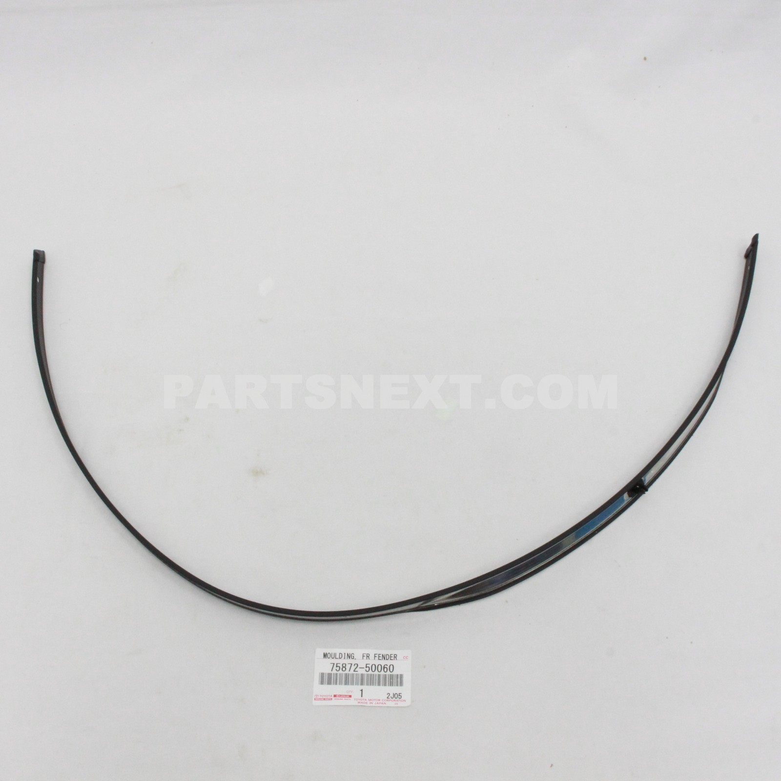 Toyota :: 75872-50060 MOULDING, FRONT FENDER WHEEL OPENING, LH