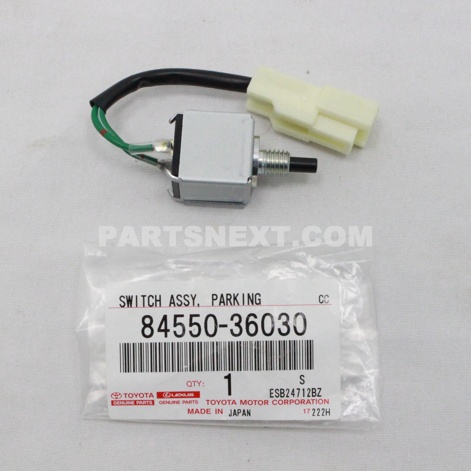 Toyota :: 84550-36030 SWITCH ASSY, PARKING BRAKE