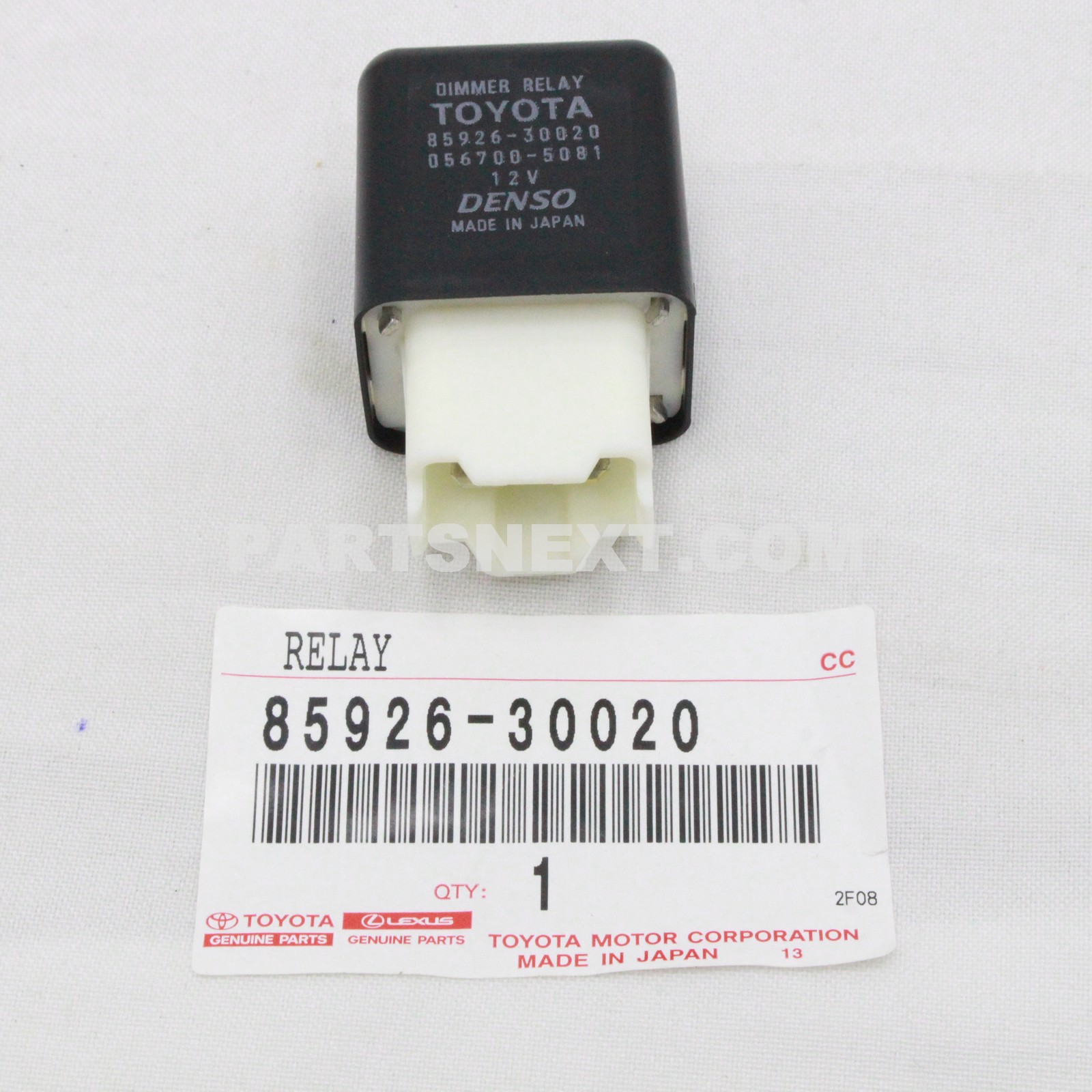 Toyota :: 85926-30020 RELAY ASSY, COOLER