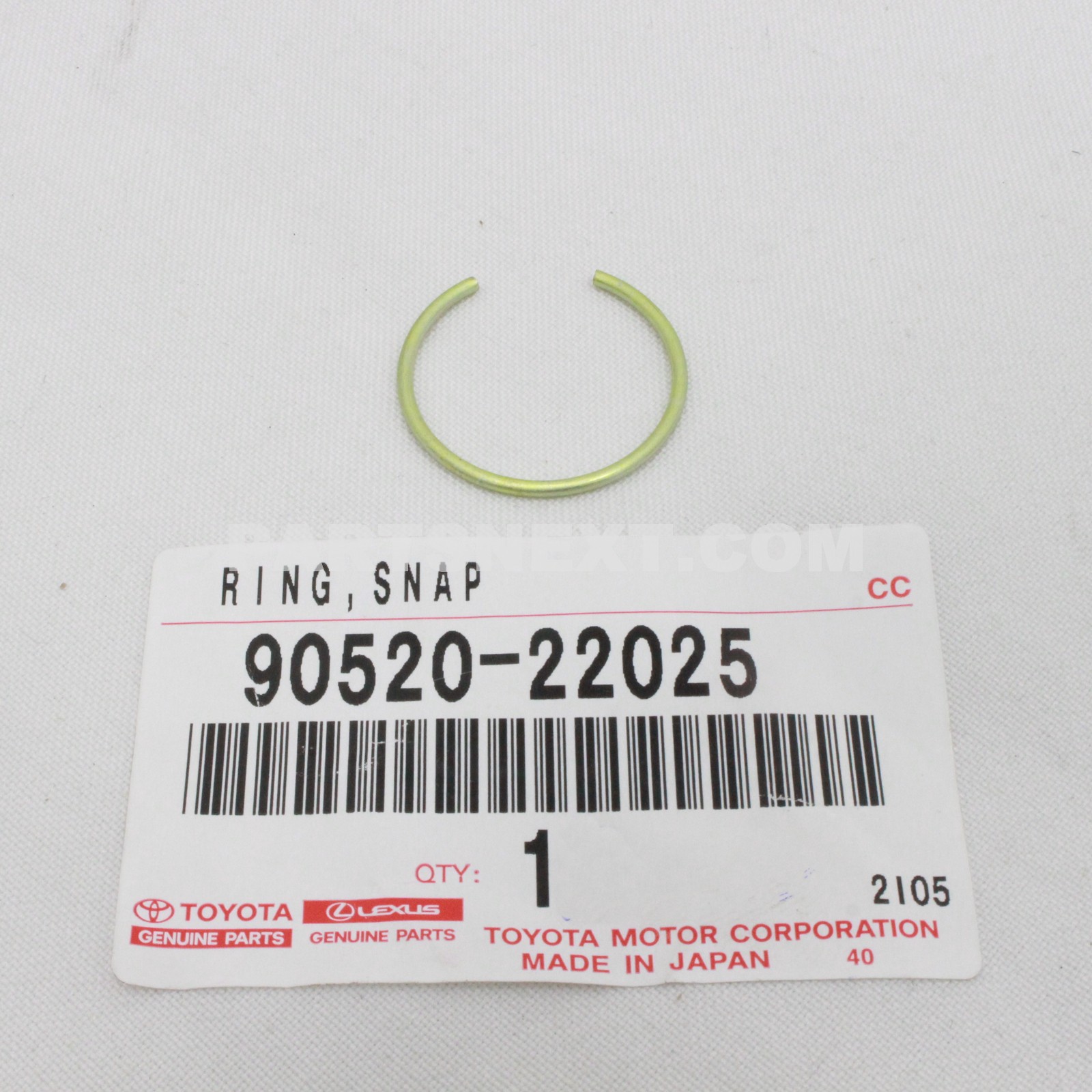 Toyota :: 90520-22025 RING, HOLE SNAP(FOR PISTON PIN)