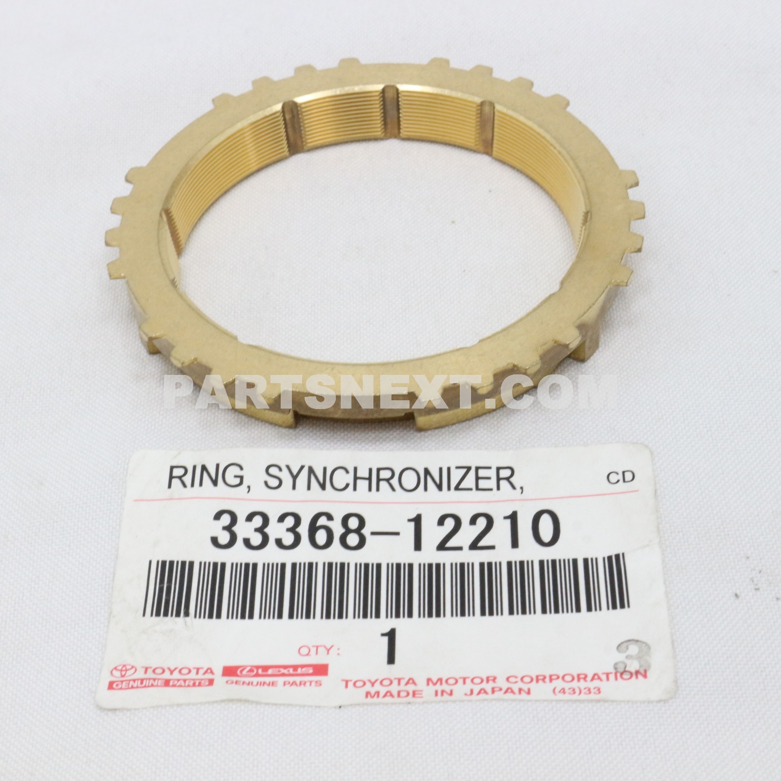 Toyota :: 33368-12210 RING, SYNCHRONIZER (FOR 3RD GEAR)