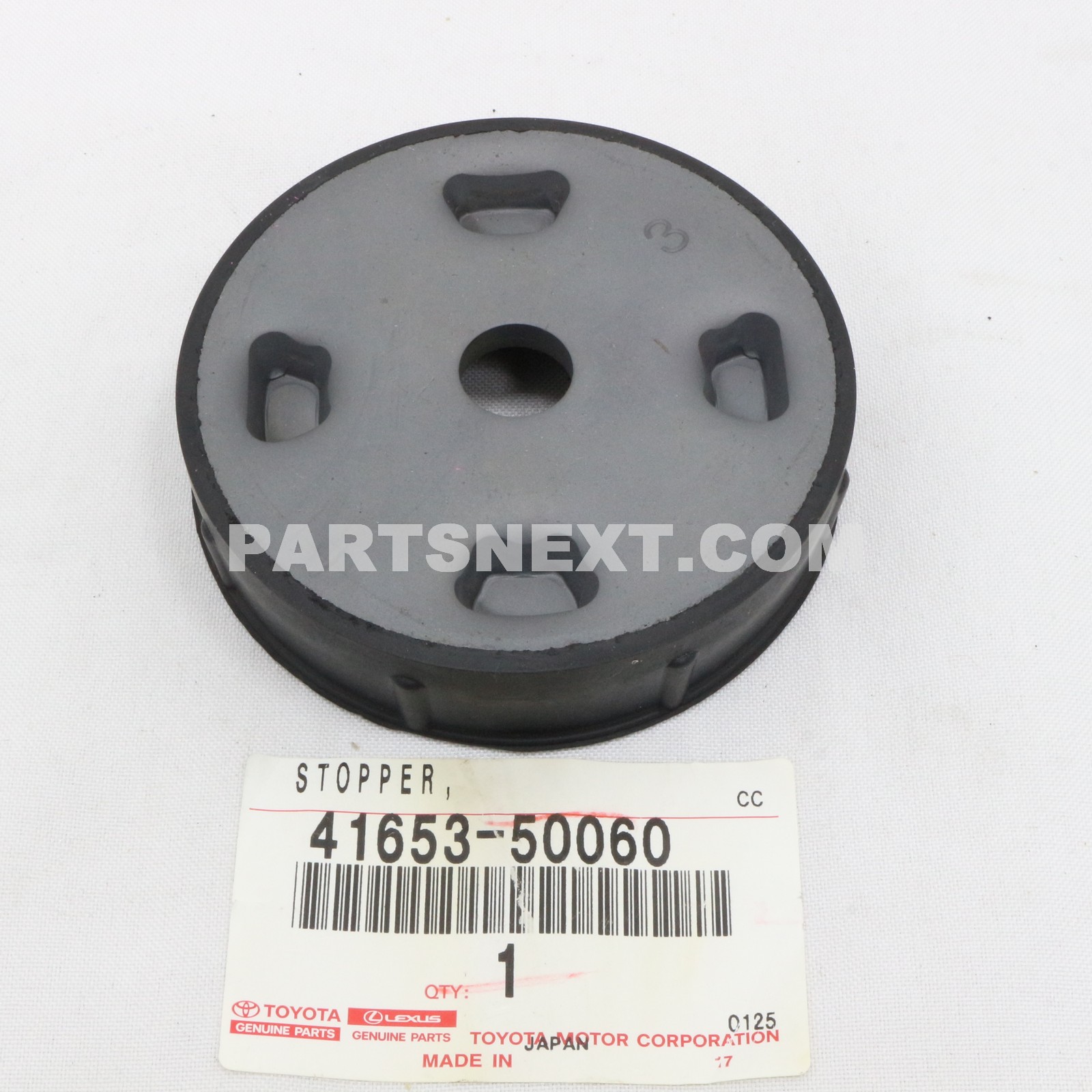 Toyota :: 41653-50060 STOPPER, REAR DIFFERENTIAL MOUNT, UPPER