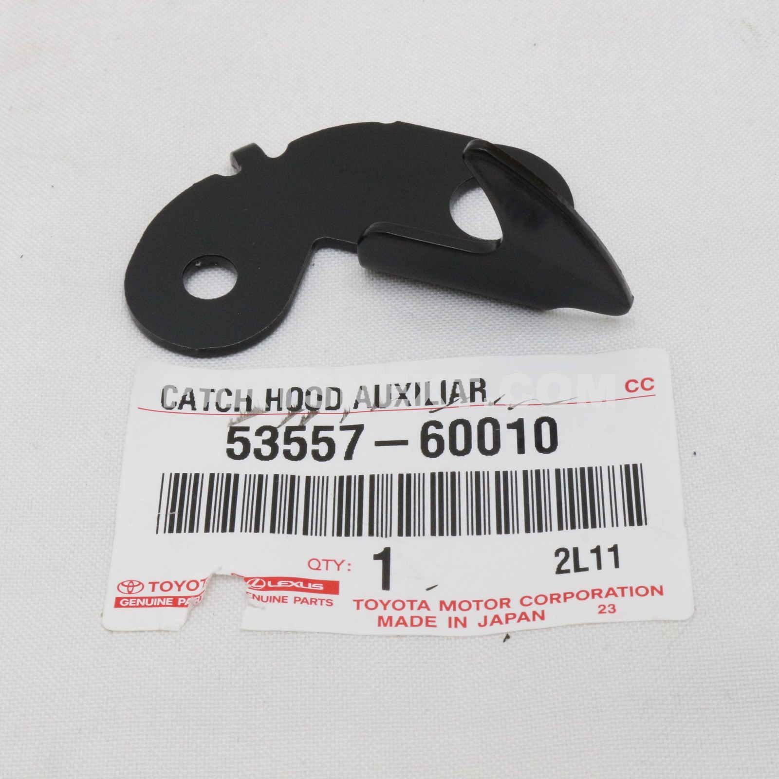 Toyota :: 53557-60010 CATCH, HOOD AUXILIARY HOOK