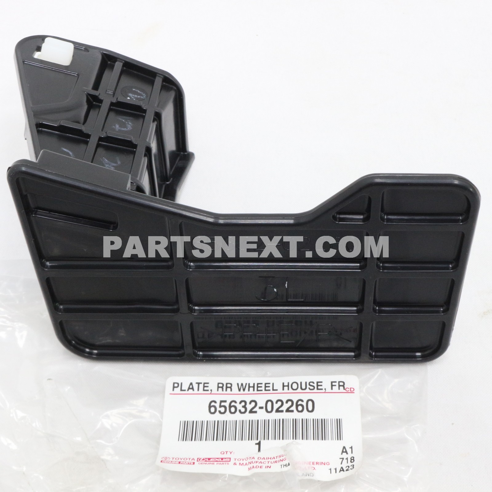 Toyota :: 65632-02260 PLATE, REAR WHEEL HOUSE, FRONT LH