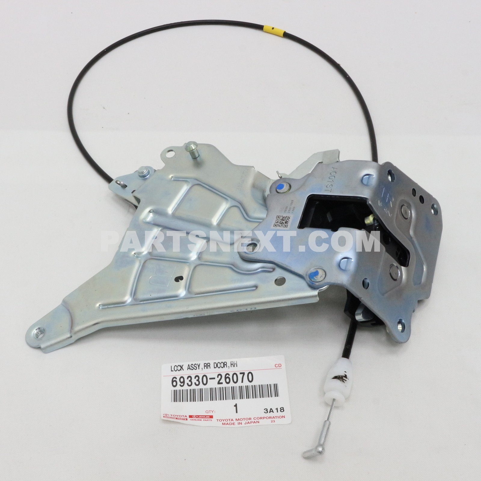 Toyota :: 69330-26070 LOCK ASSY SLIDE
