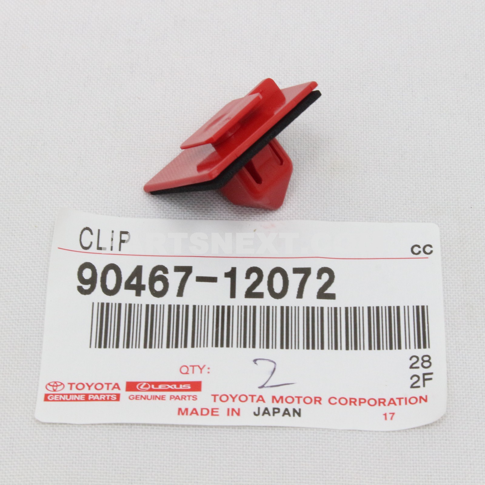 Toyota :: 90467-12072 CLIP