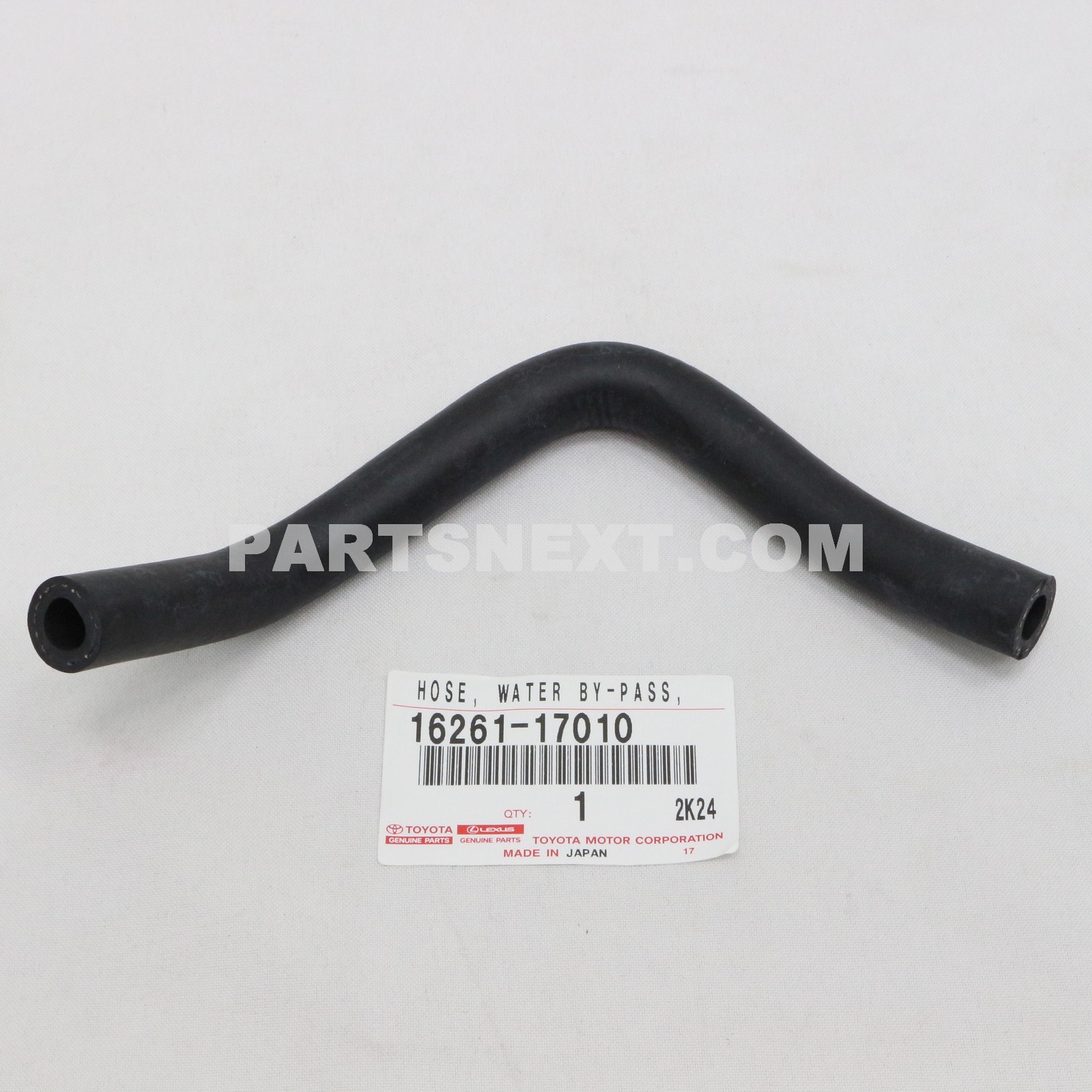 Toyota :: 16261-17010 HOSE, WATER BY-PASS