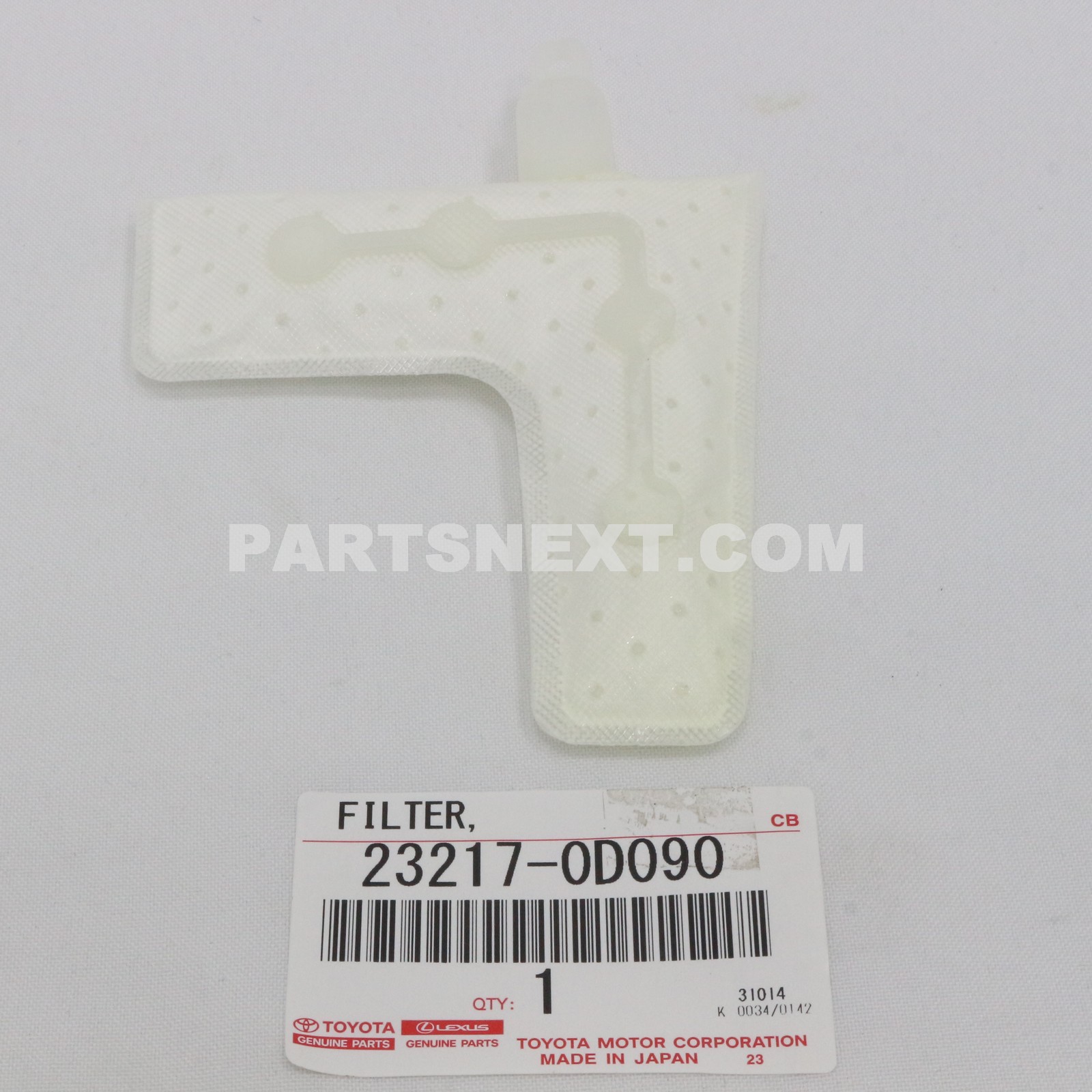 Toyota :: 23217-0D090 FILTER, FUEL PUMP