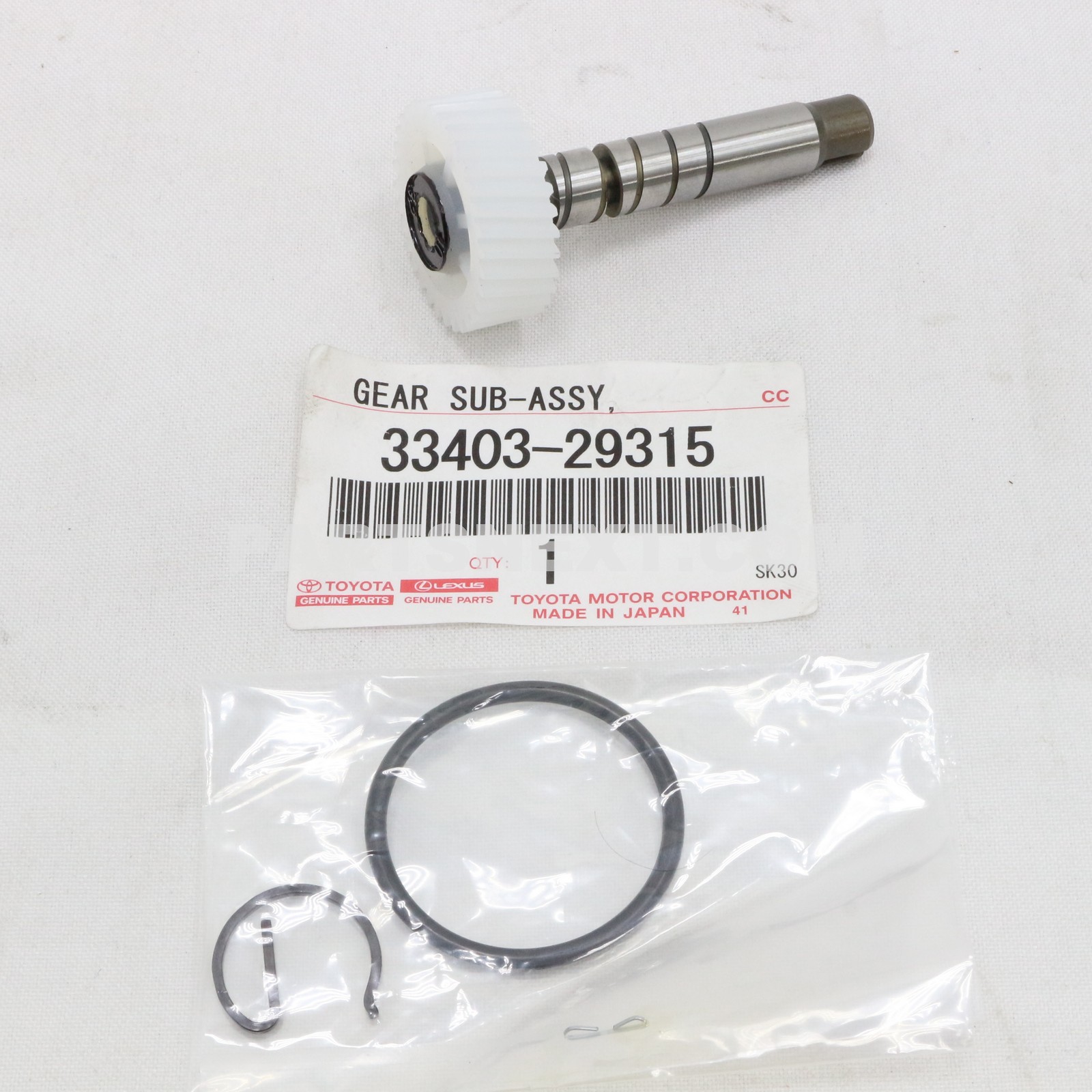 Toyota :: 33403-29315 GEAR SUB-ASSY, SPEEDOMETER DRIVEN (ATM)