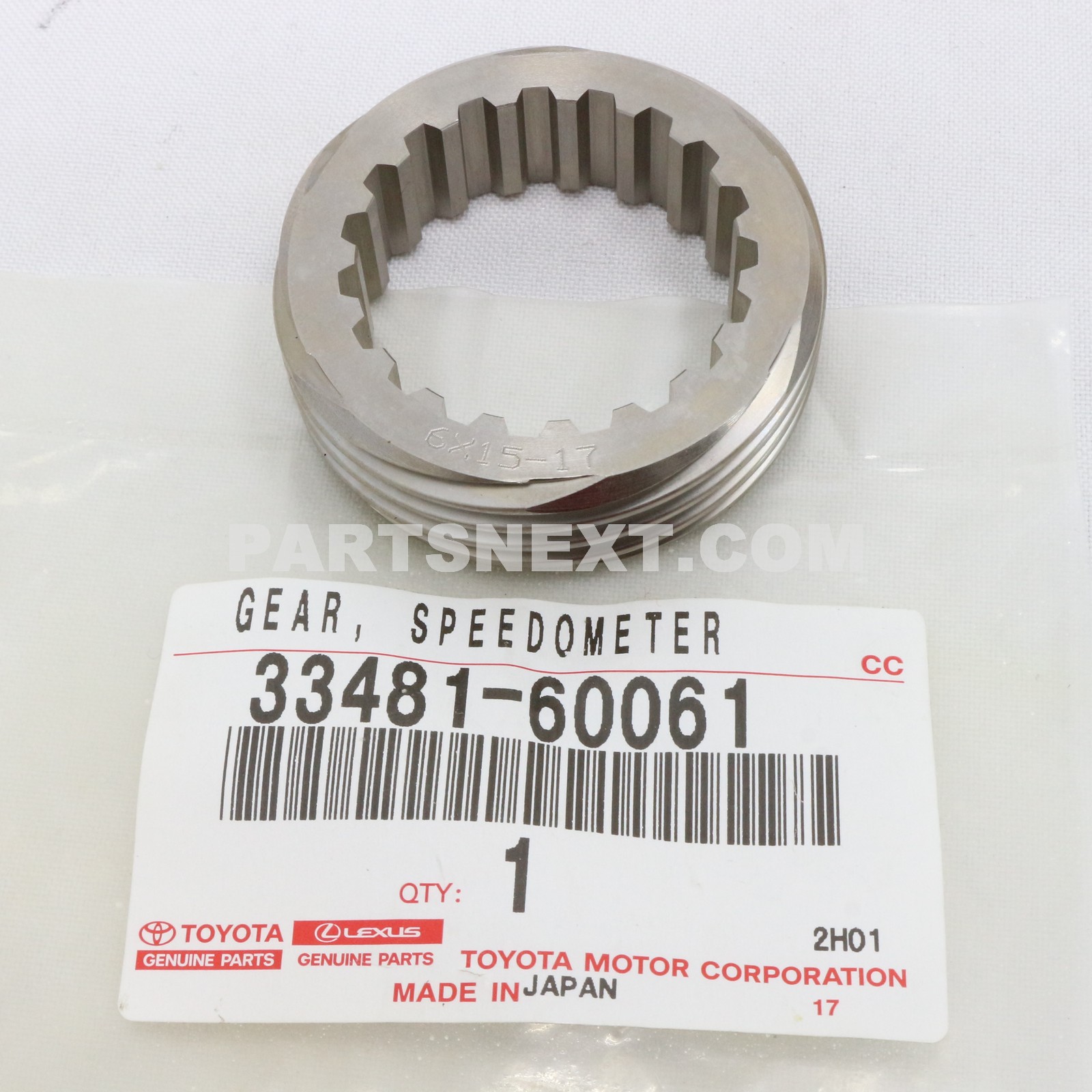 Toyota :: 33481-60061 GEAR, SPEEDOMETER DRIVE (FOR TRANSFER)