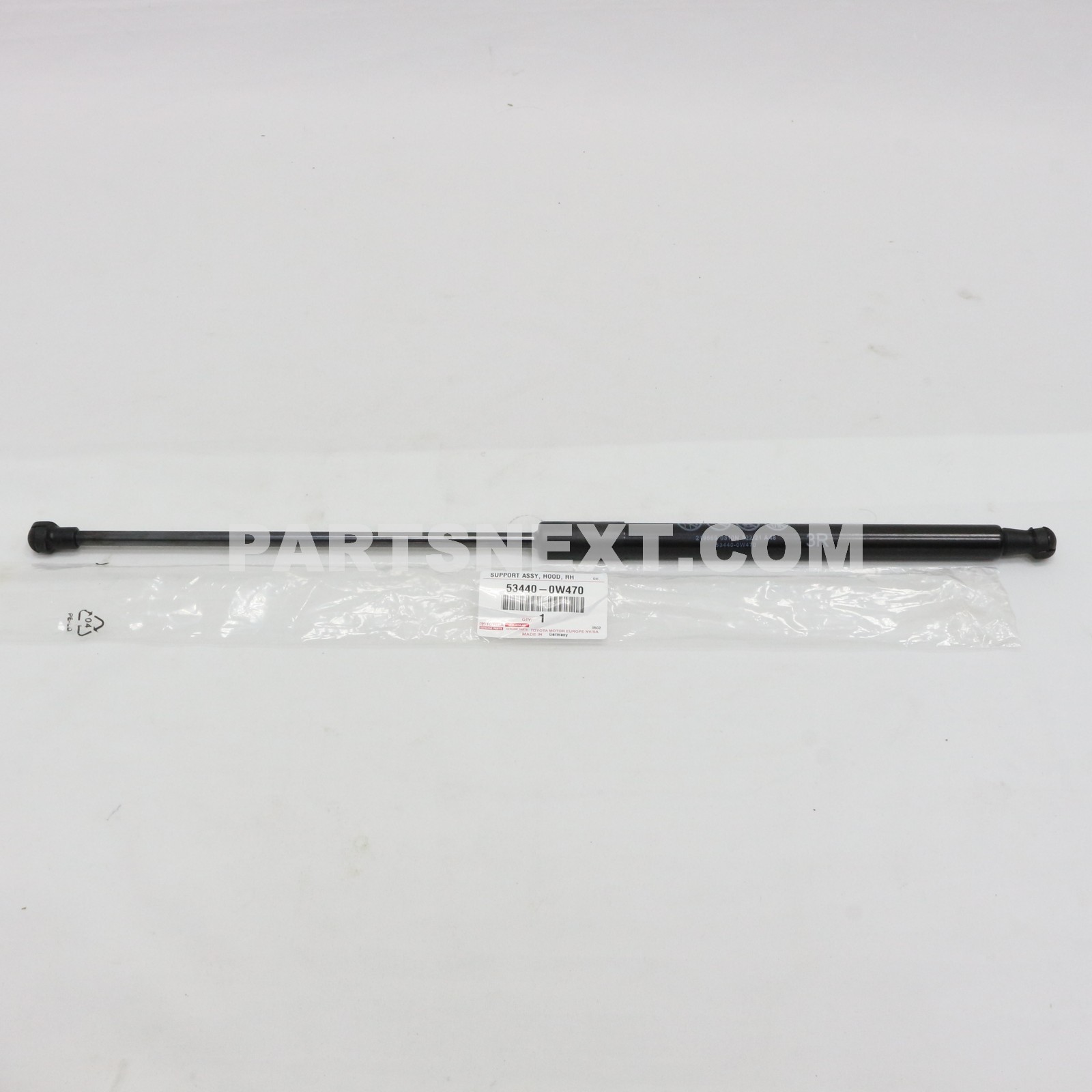 Toyota :: 53440-0W470 SUPPORT ASSY HOOD