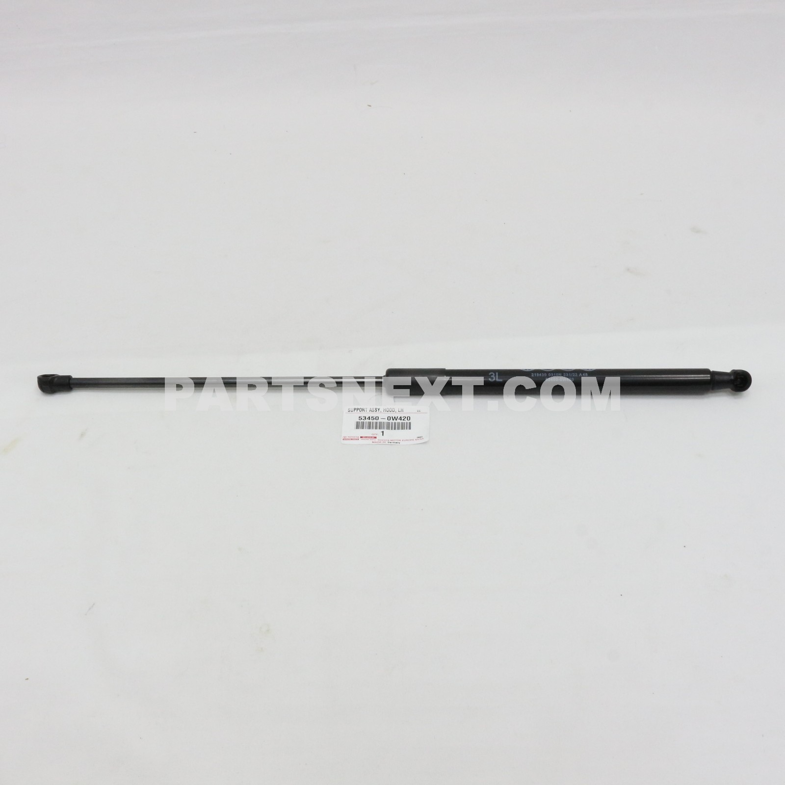 Toyota :: 53450-0W420 SUPPORT ASSY HOOD