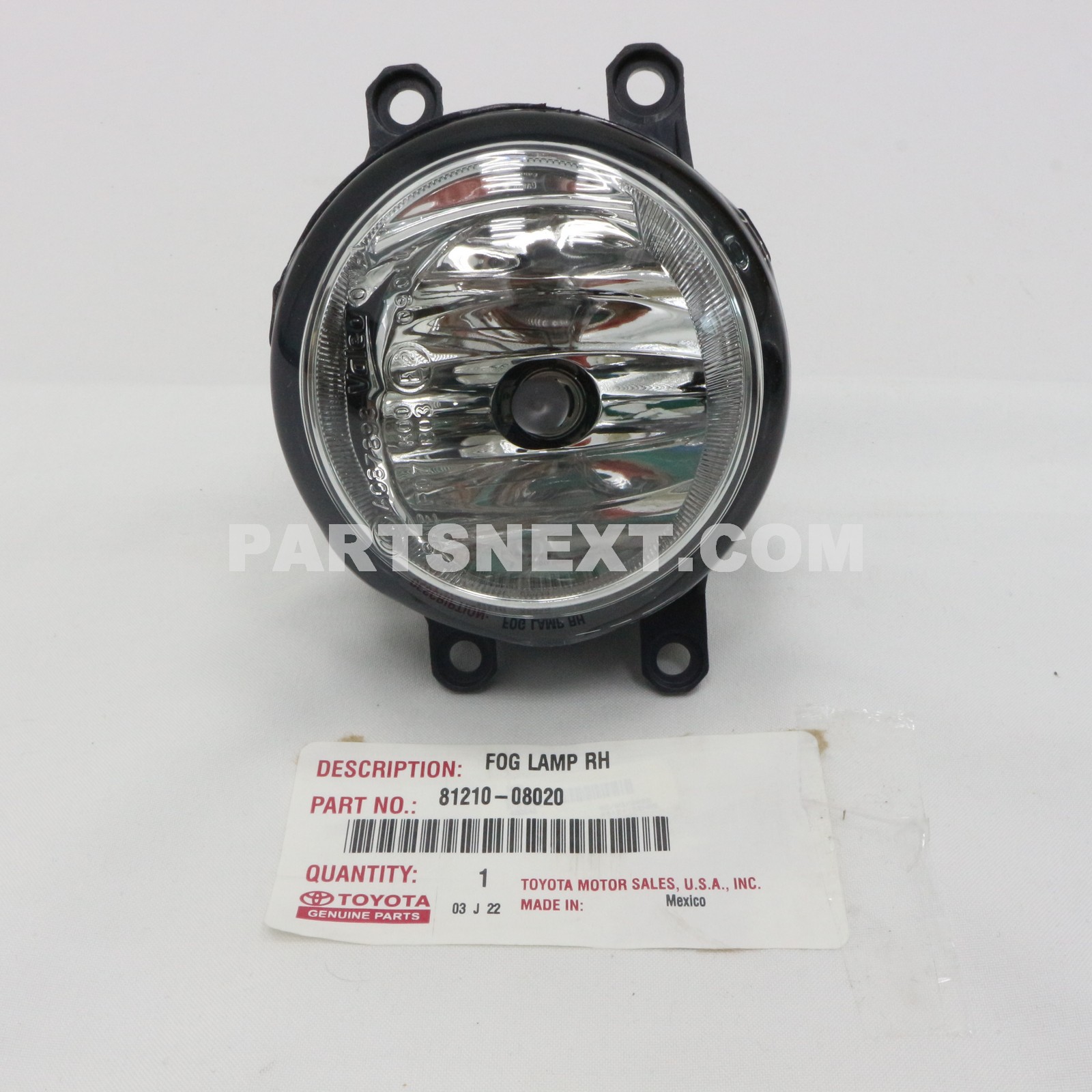 Toyota :: 81210-08020 LAMP ASSY, FOG, RH