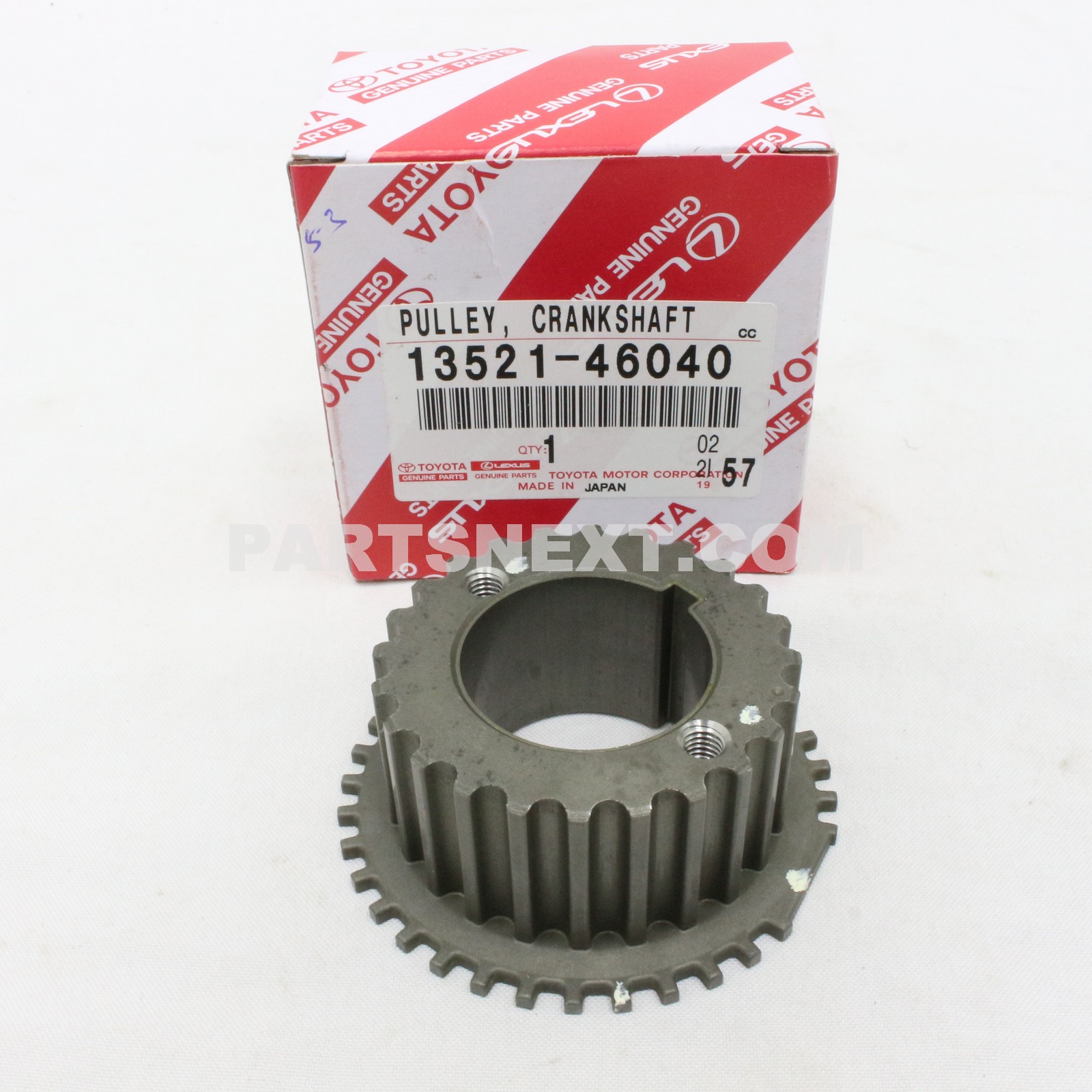 Toyota :: 13521-46040 PULLEY, CRANKSHAFT TIMING