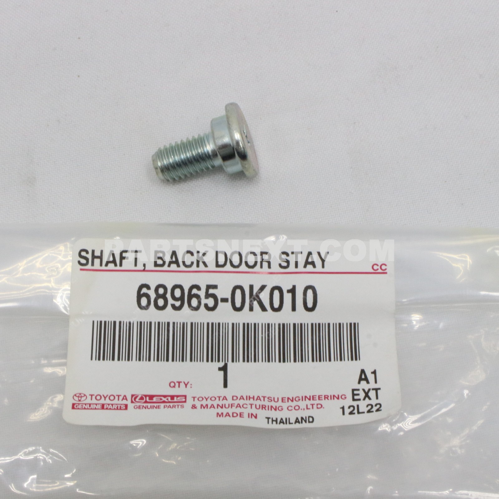 Toyota 68965 0k010 Shaft Tail Gate Stay