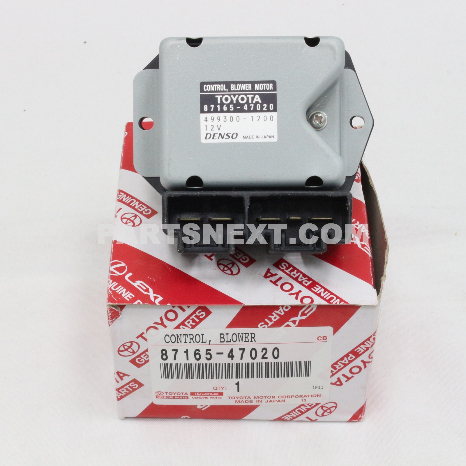 Toyota :: 87165-47020 CONTROL, BLOWER MOTOR