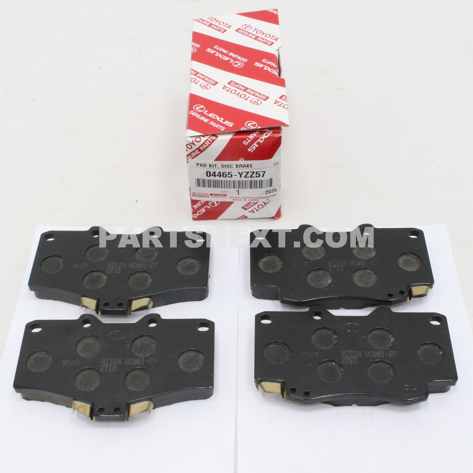 Toyota :: 04465-YZZ57 DISC BRAKE PAD KIT