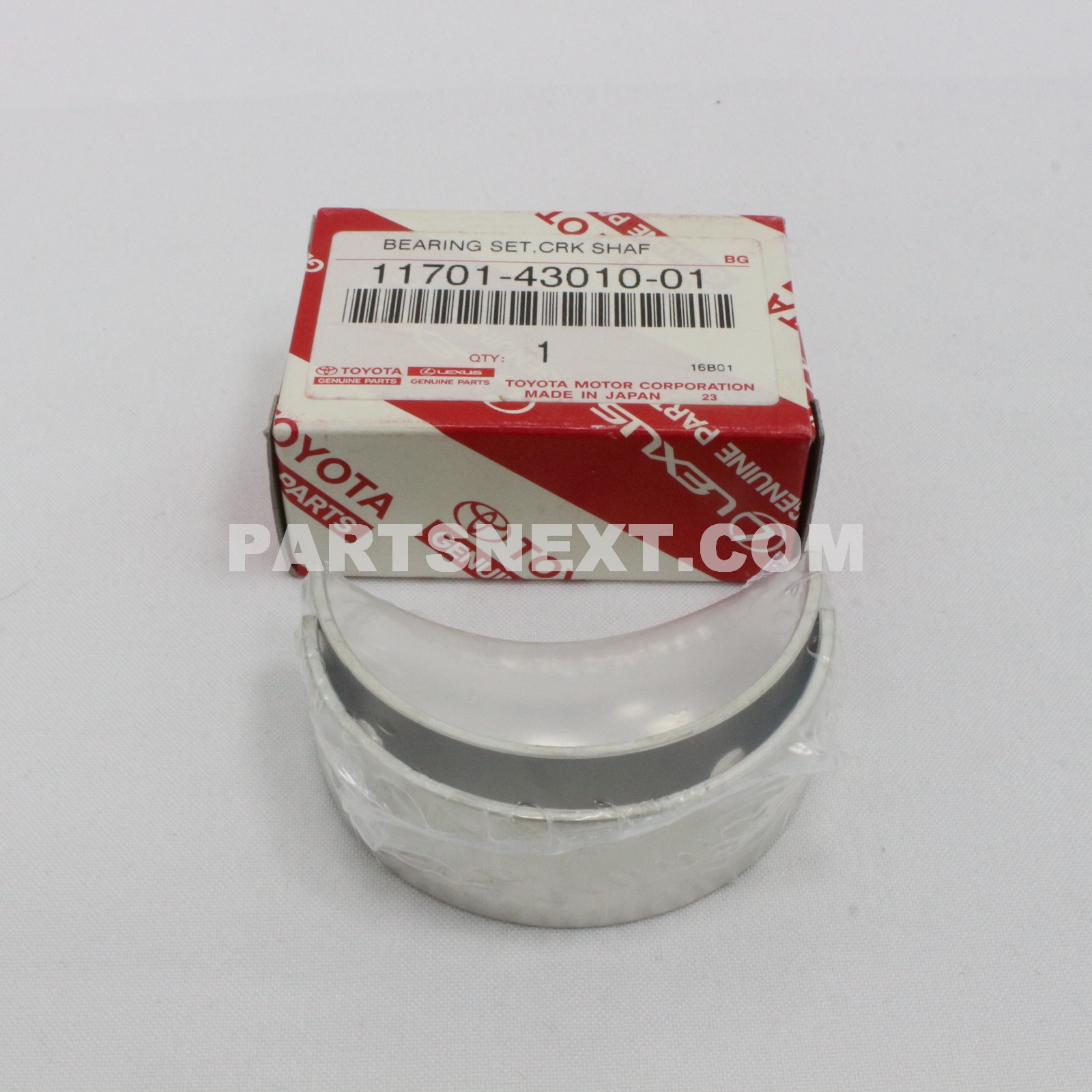 Toyota :: 11701-43010-01 BEARING, CRANKSHAFT