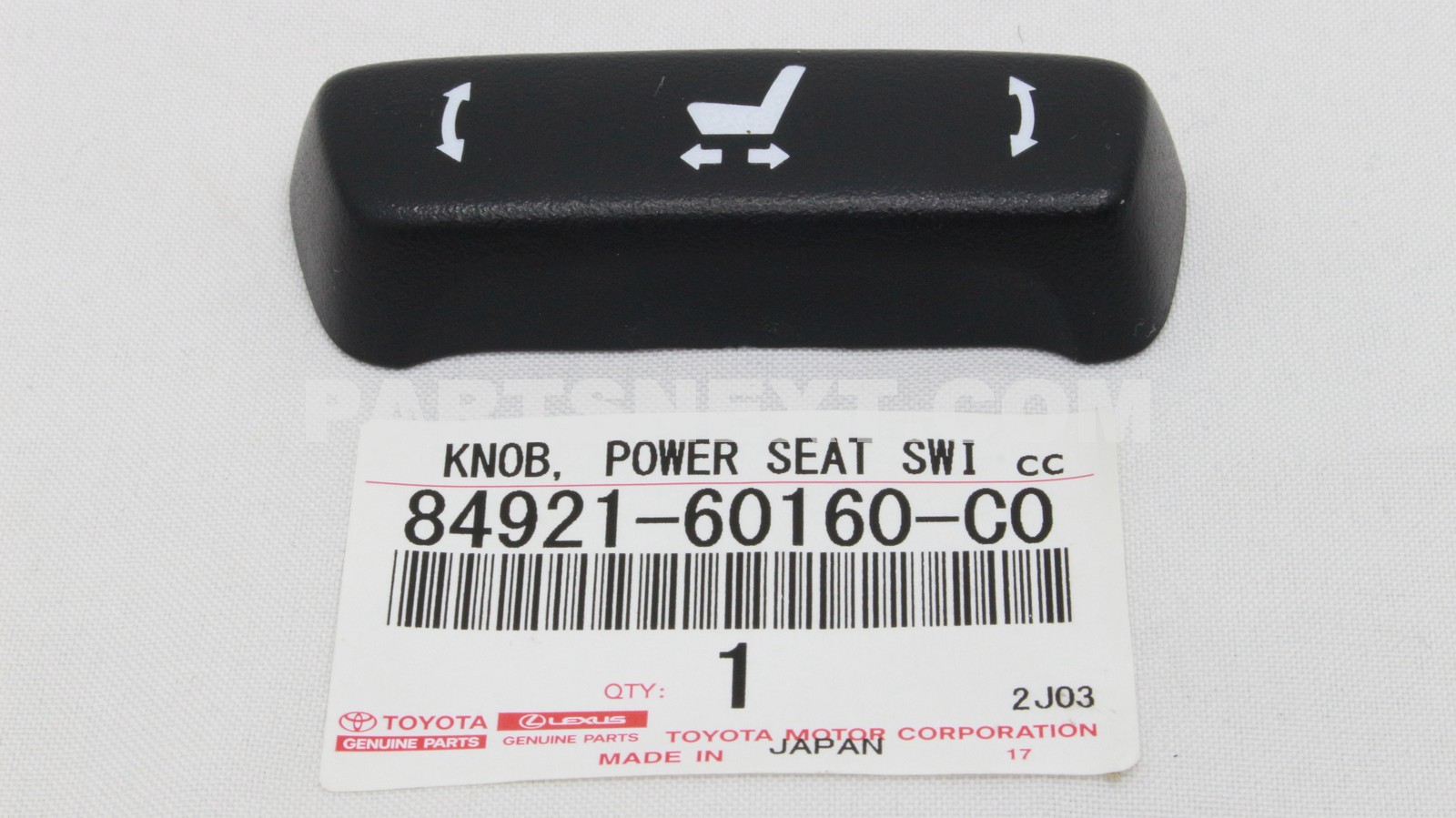 Toyota :: 84921-60160-C0 KNOB, POWER SEAT SWITCH (FOR SLIDE & VERTICAL)