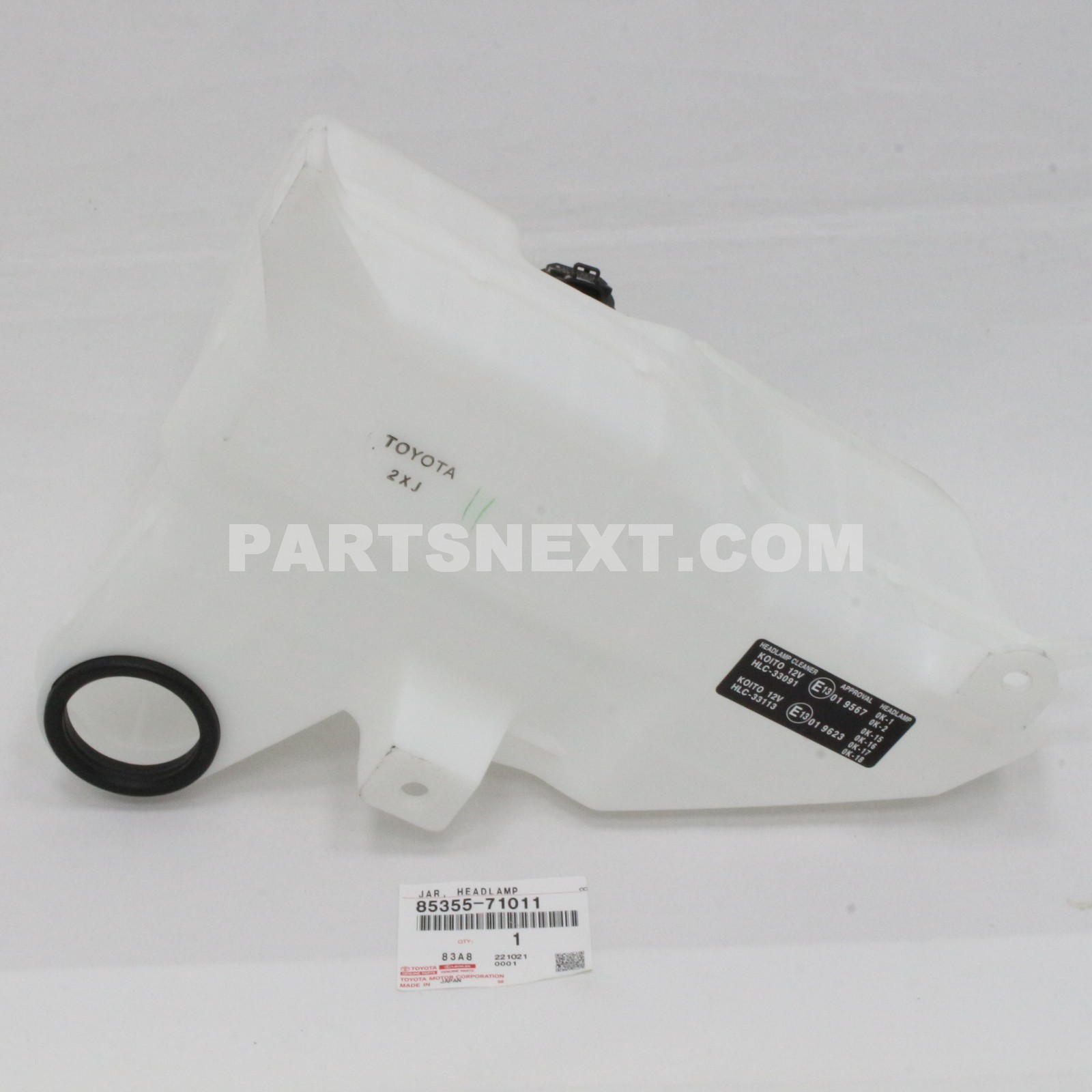 Toyota :: 85355-71011 JAR ASSY, WINDSHIELD WASHER
