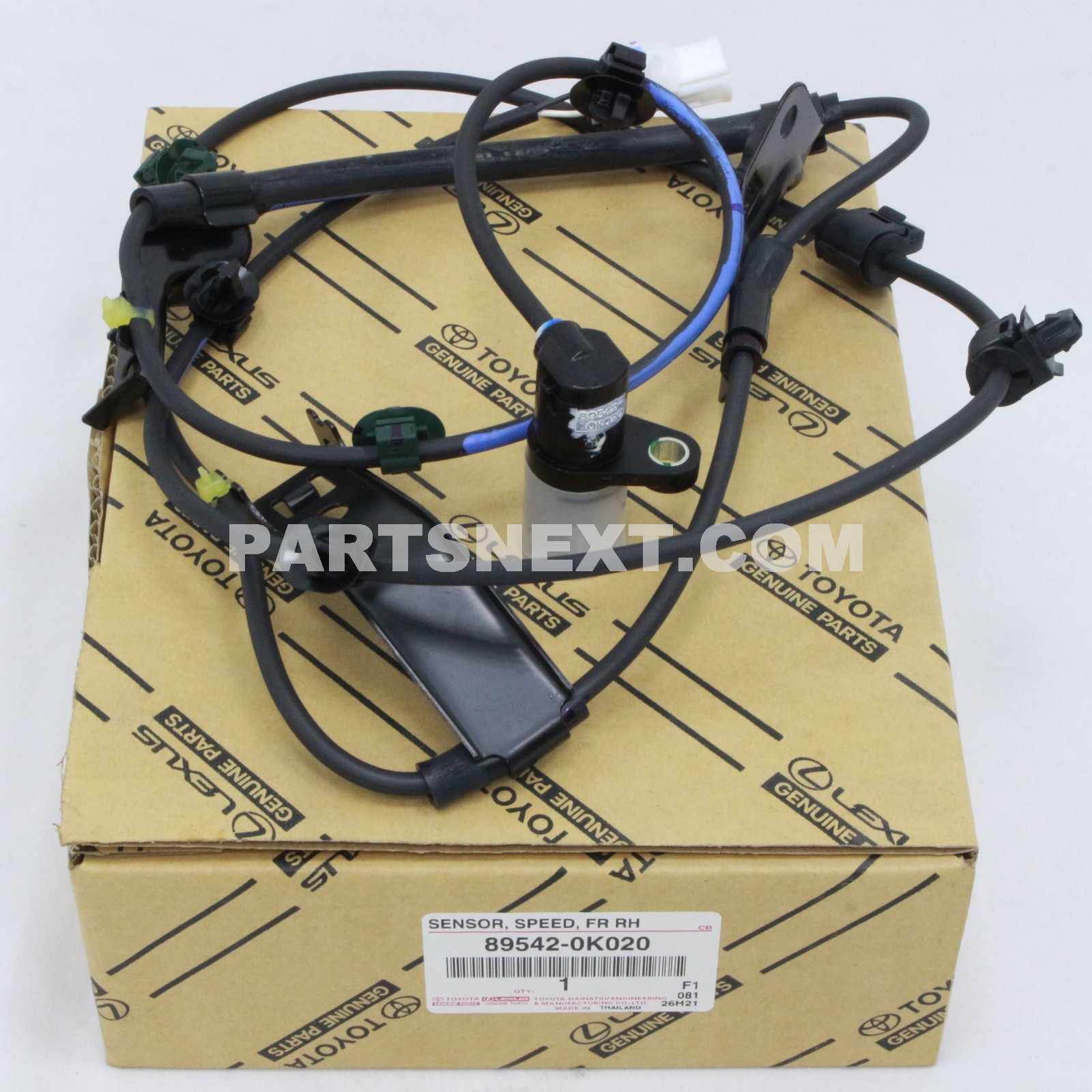 Toyota :: 89542-0K020 SENSOR, SPEED, FRONT RH