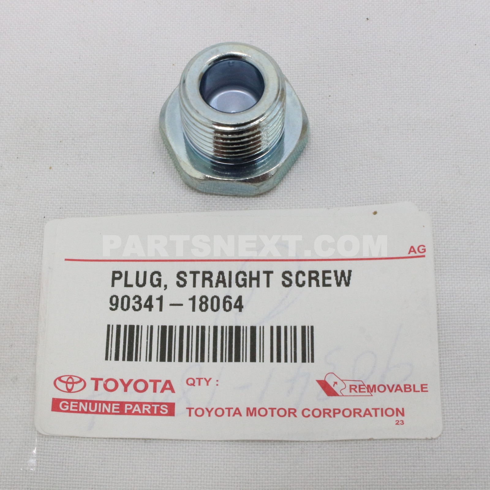 Toyota :: 90341-18064 PLUG, NO.2 (FOR TRANSAXLE CASE)
