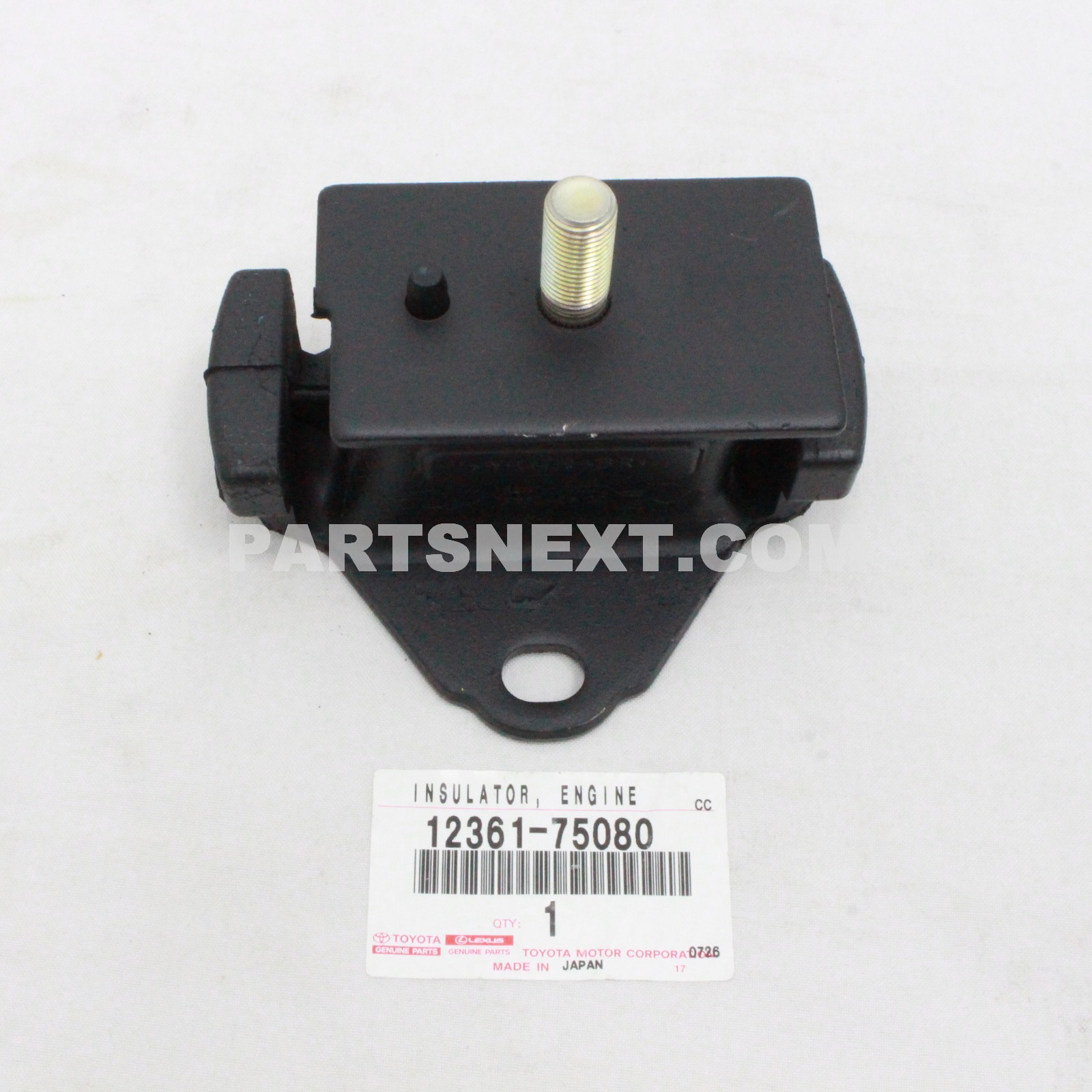 Toyota :: 12361-75080 INSULATOR, ENGINE MOUNTING, FRONT