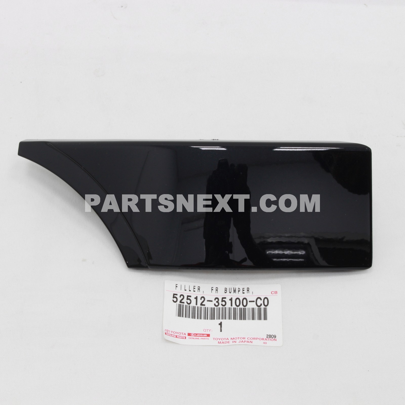 Toyota :: 52512-35100-C0 FILLER, FRONT BUMPER, RH