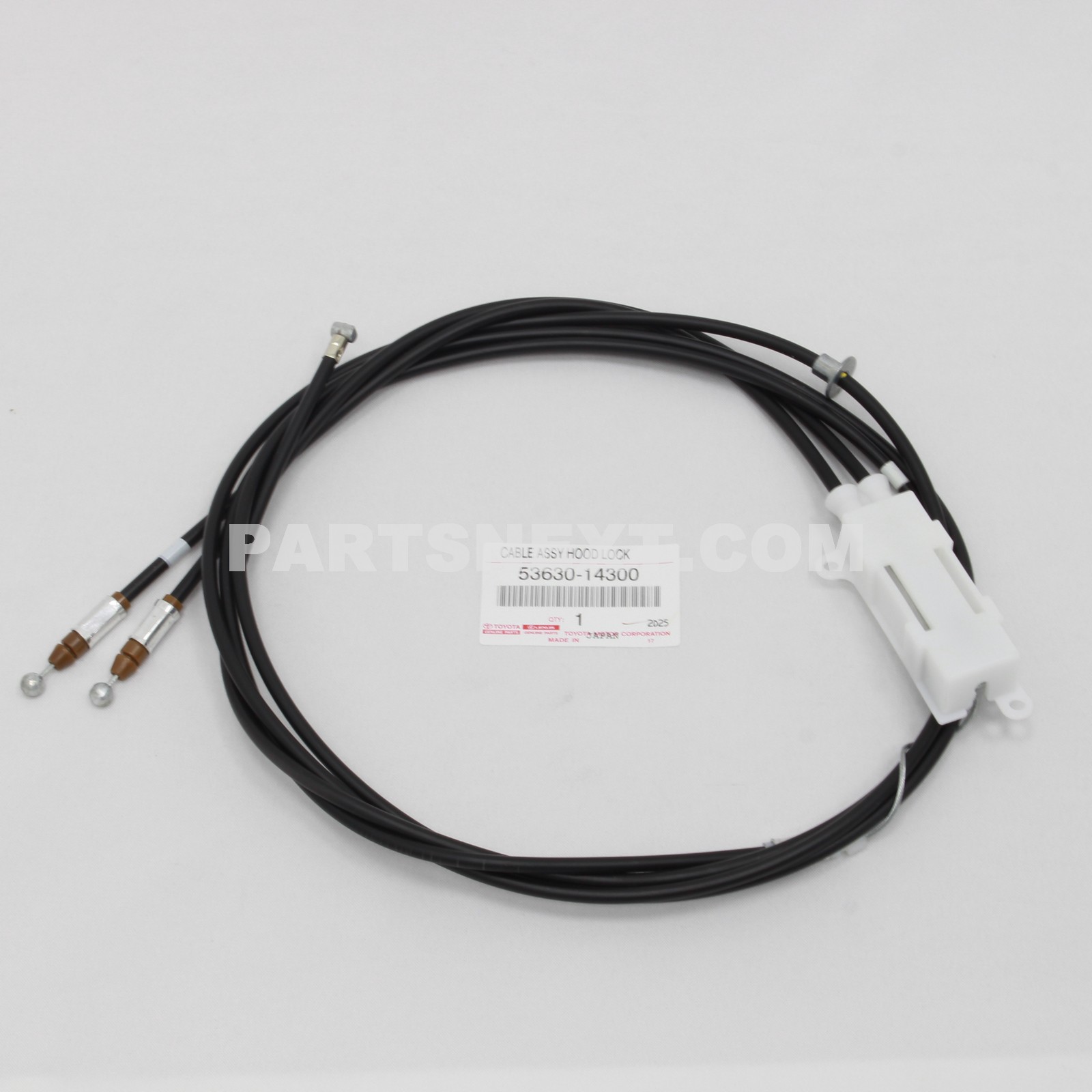 Toyota :: 53630-14300 CABLE ASSY, HOOD LOCK CONTROL