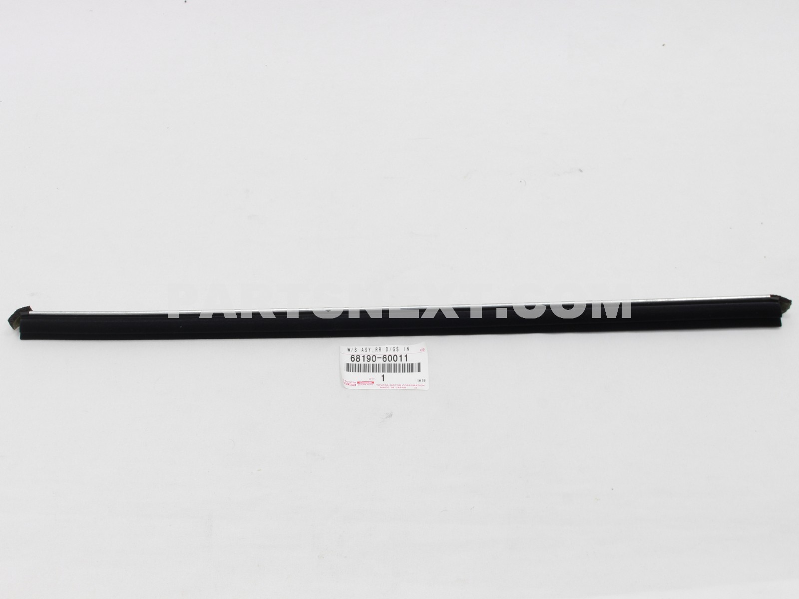 Toyota :: 68190-60011 WEATHERSTRIP ASSY, REAR DOOR GLASS, INNER RH
