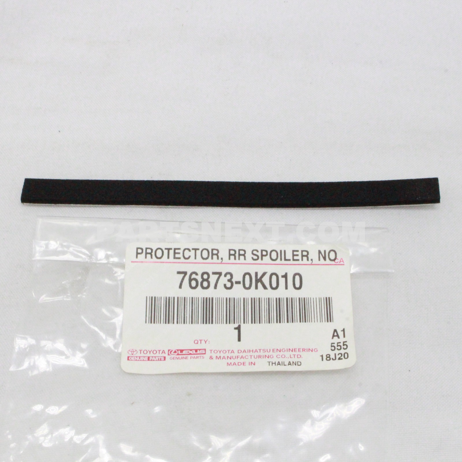 Toyota :: 76873-0K010 PROTECTOR, REAR SPOILER, NO.2