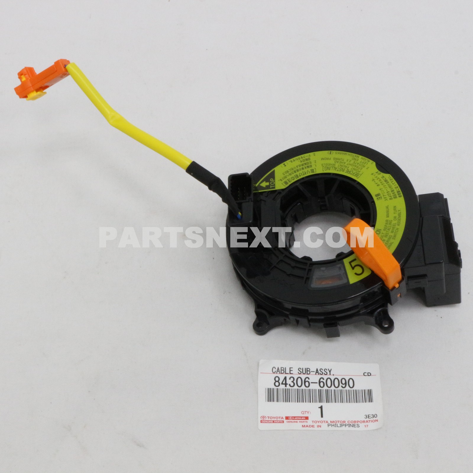 Toyota :: 84306-60090 CABLE SUB-ASSY, SPIRAL