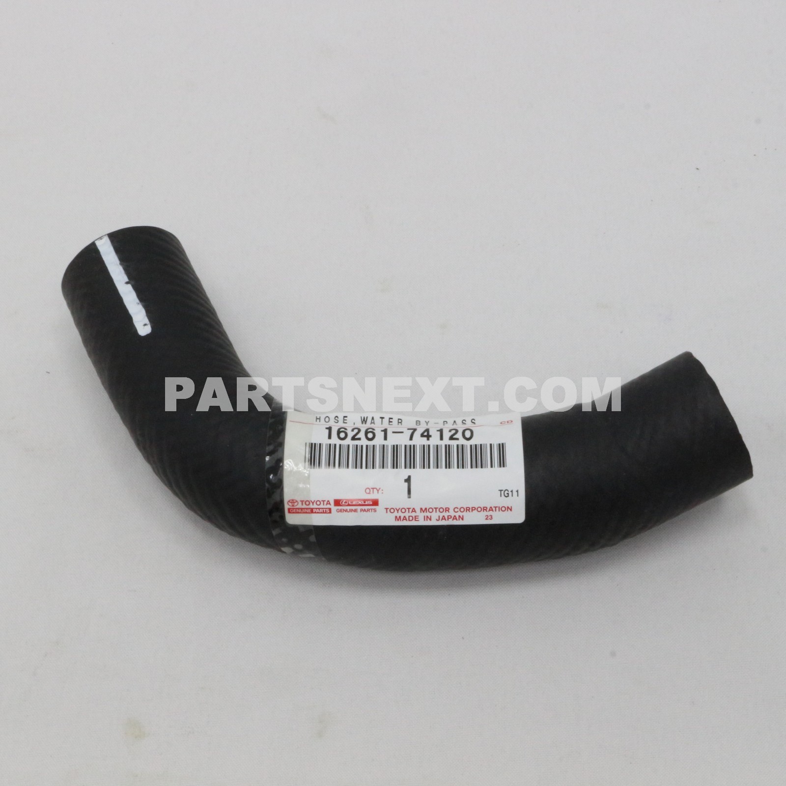 Toyota :: 16261-74120 HOSE, WATER BY-PASS
