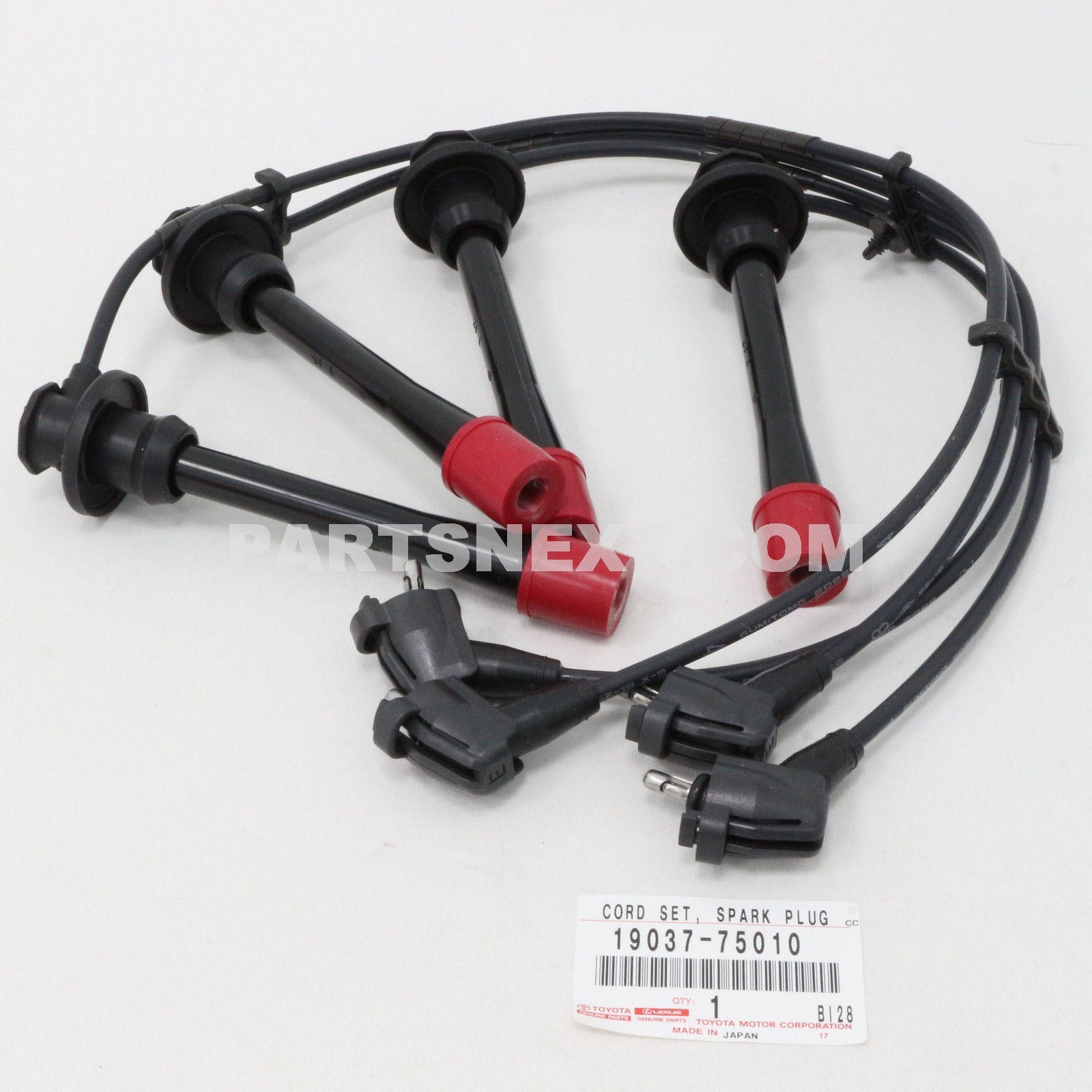 Toyota :: 19037-75010 CORD SET, COIL & SPARK, W/RESISTIVE