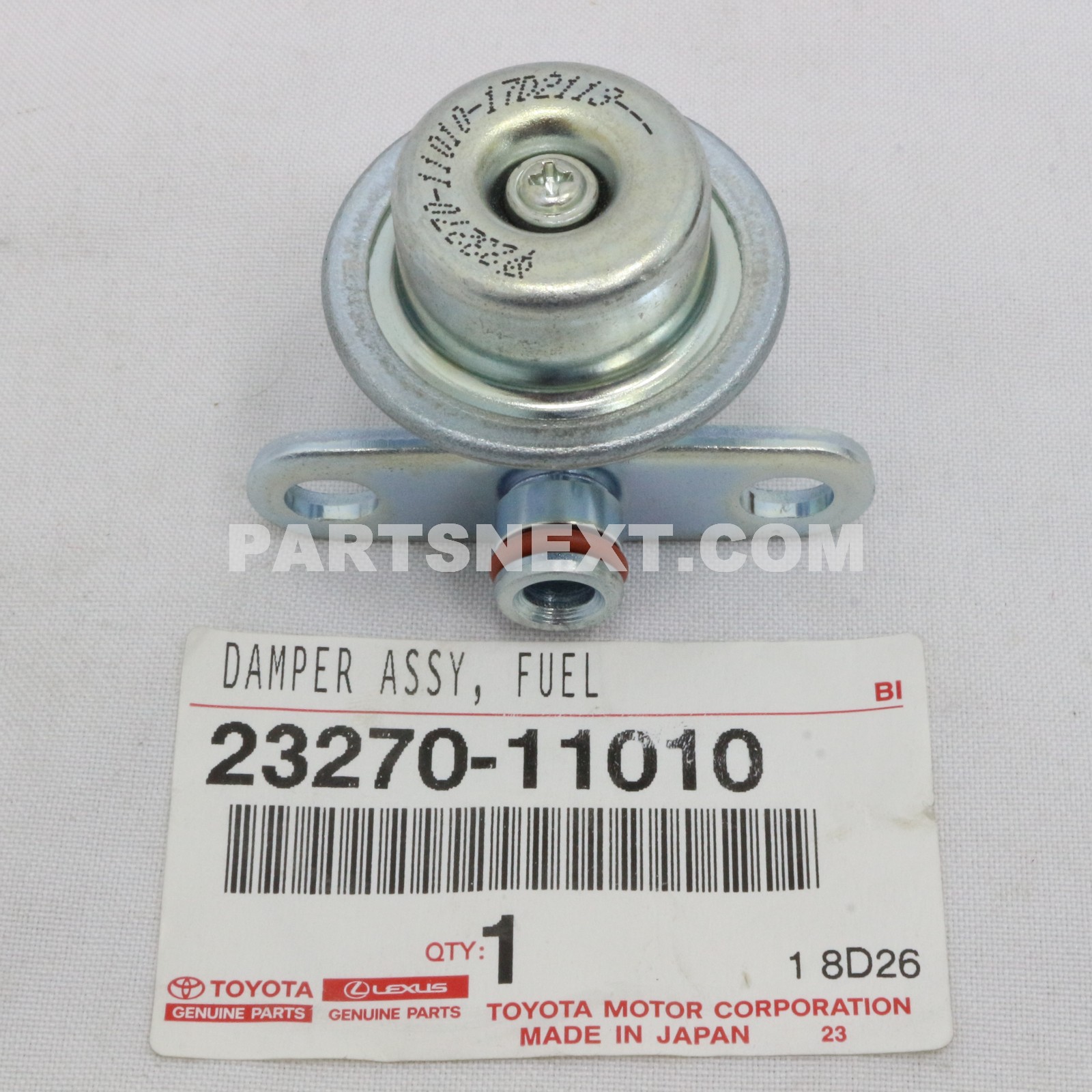 Toyota :: 23270-11010 DAMPER ASSY, FUEL PRESSURE PULSATION
