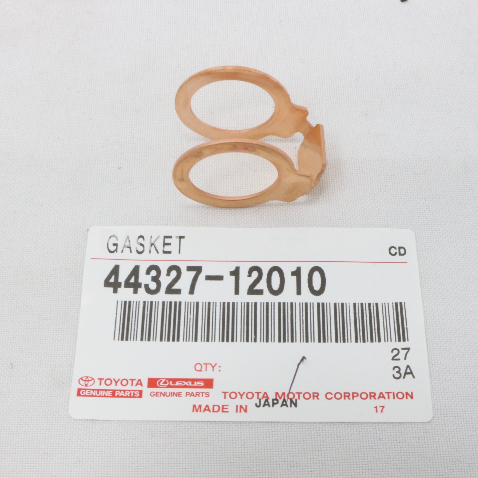 Toyota :: 44327-12010 GASKET(FOR PRESSURE FEED TUBE)