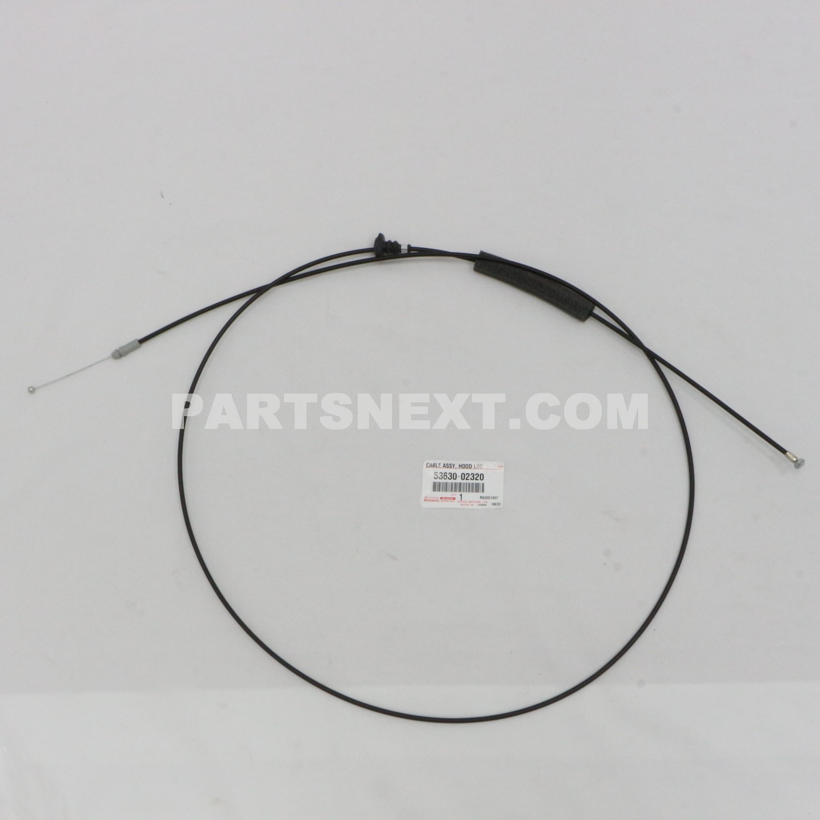 Toyota :: 53630-02320 CABLE ASSY, HOOD LOCK CONTROL