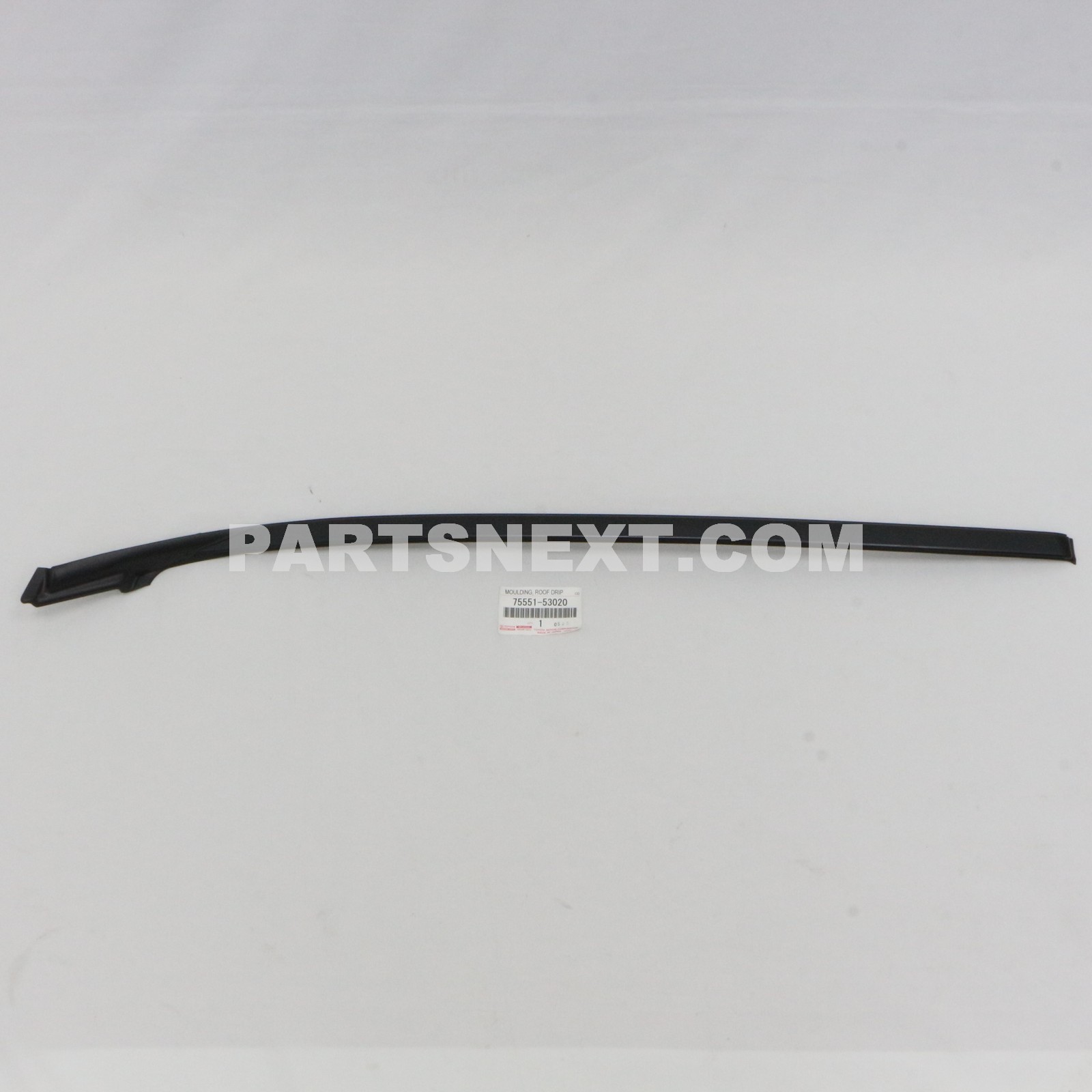 Toyota :: 75551-53020 MOULDING, ROOF DRIP SIDE FINISH, RH