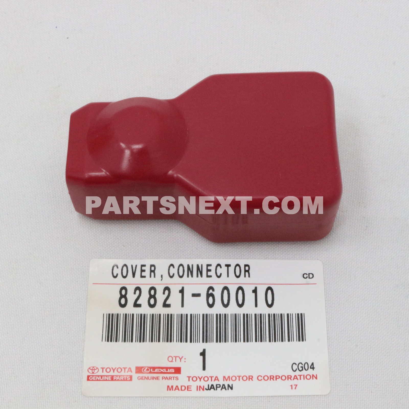 Toyota :: 82821-60010 COVER, CONNECTOR(FOR BATTERY TERMINAL)
