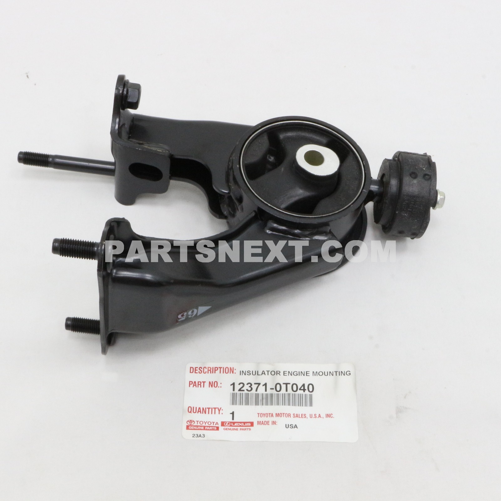 Toyota :: 12371-0T040 INSULATOR, ENGINE MOUNTING, REAR