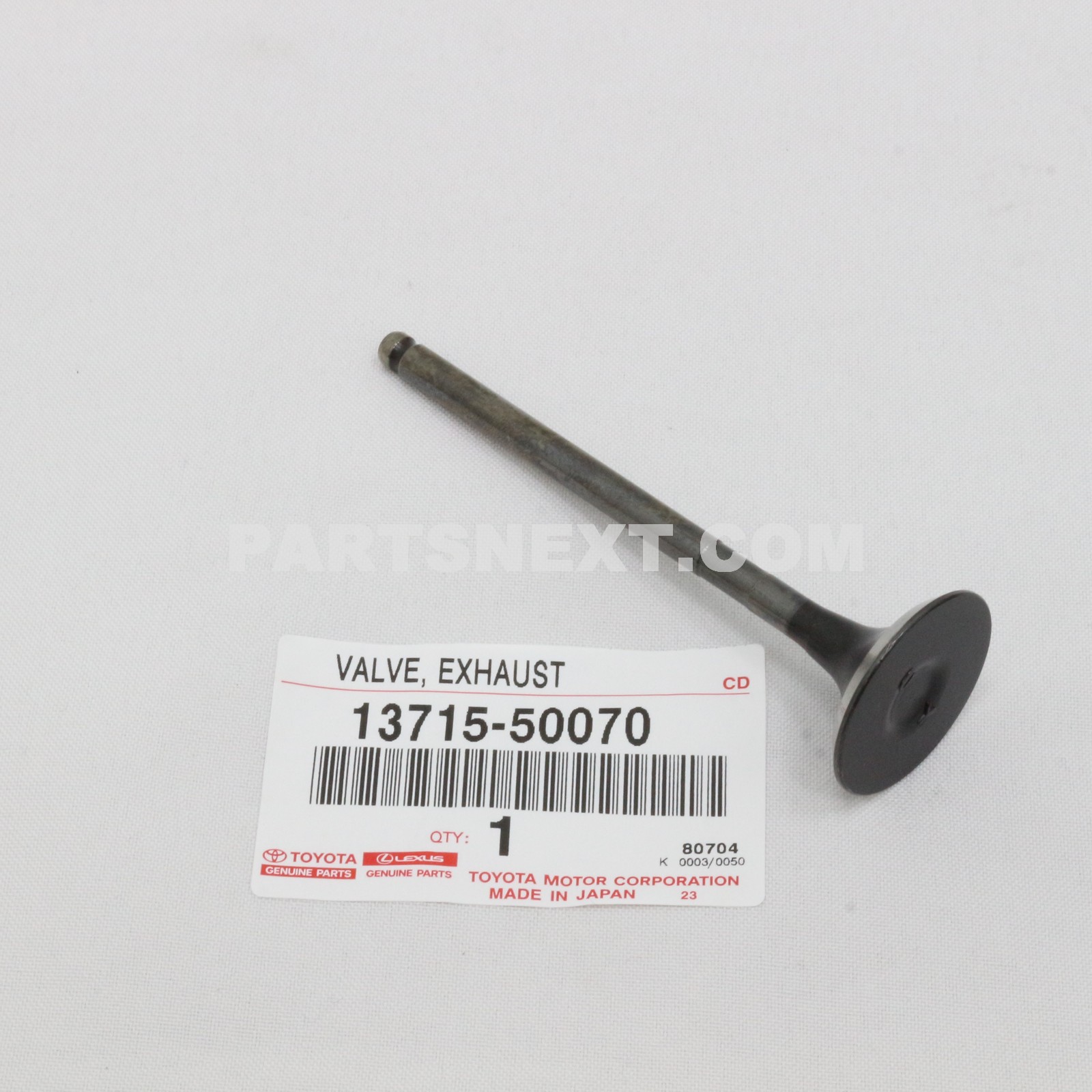 Toyota :: 13715-50070 VALVE, EXHAUST
