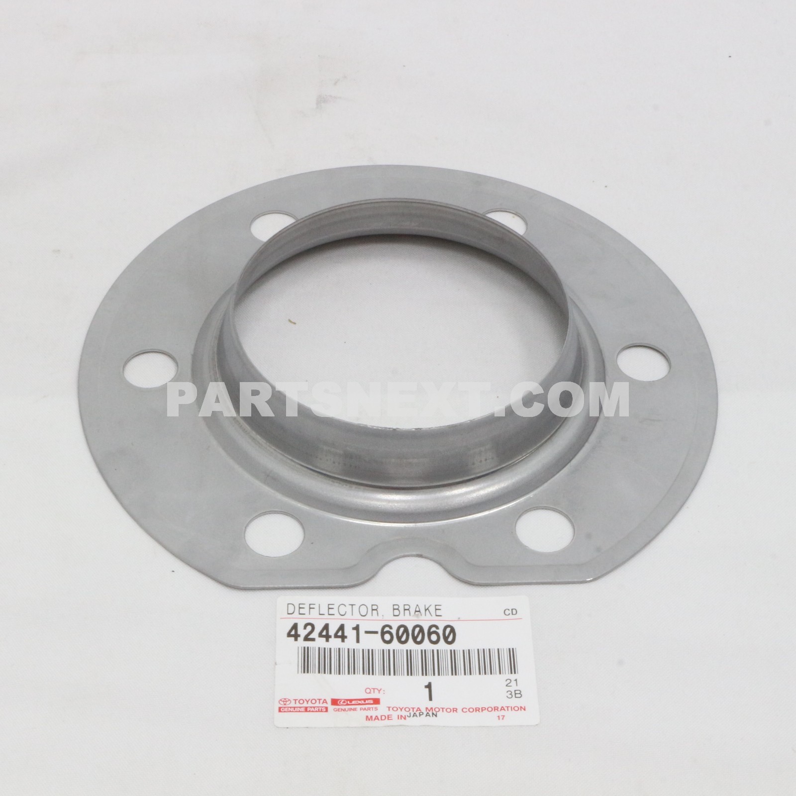 Toyota :: 42441-60060 DEFLECTOR, BRAKE DRUM OIL, RH/LH