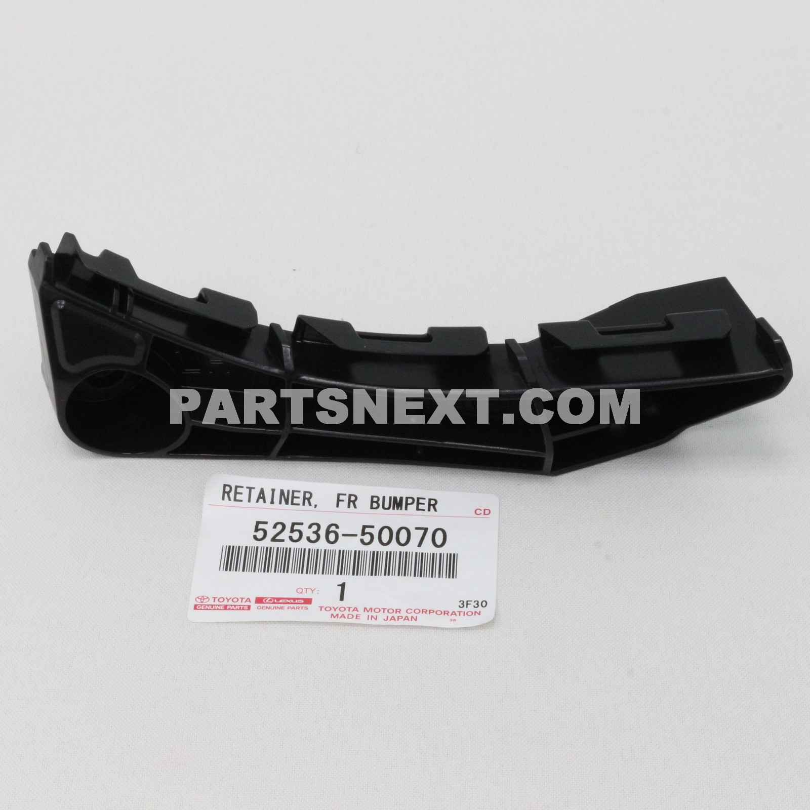 Toyota :: 52536-50070 RETAINER, FRONT BUMPER SIDE, LH