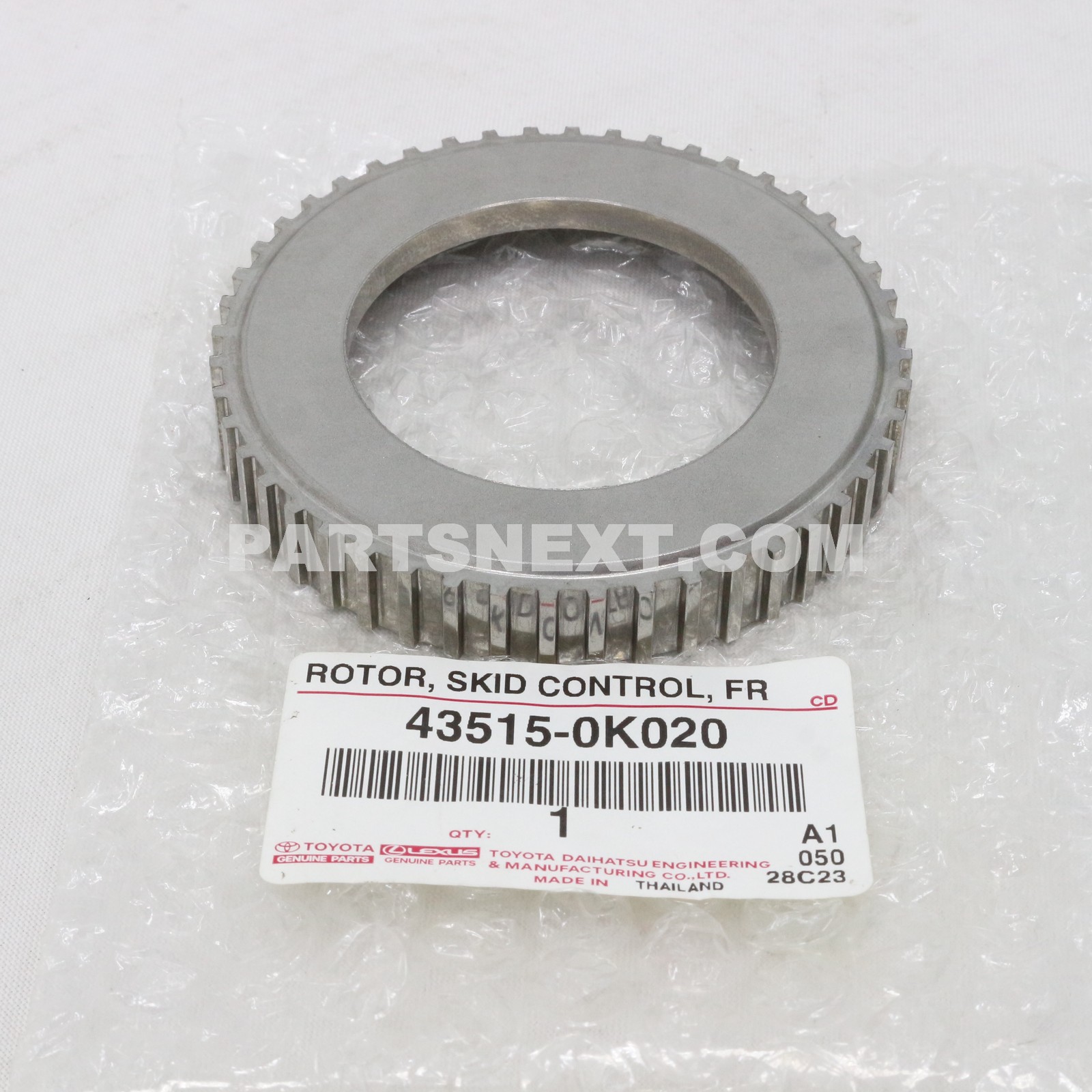 Toyota :: 43515-0K020 ROTOR, SKID CONTROL, FRONT